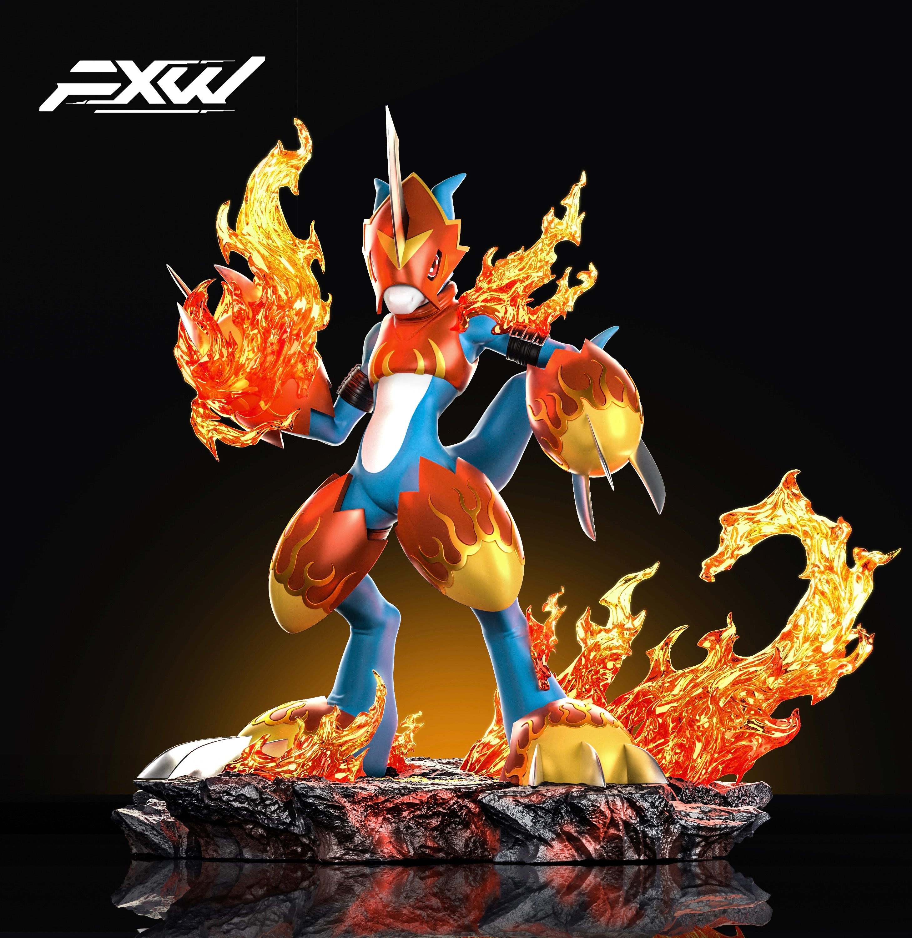 Digimon FXW Studio Fladramon Resin Statue [PRE-ORDER]