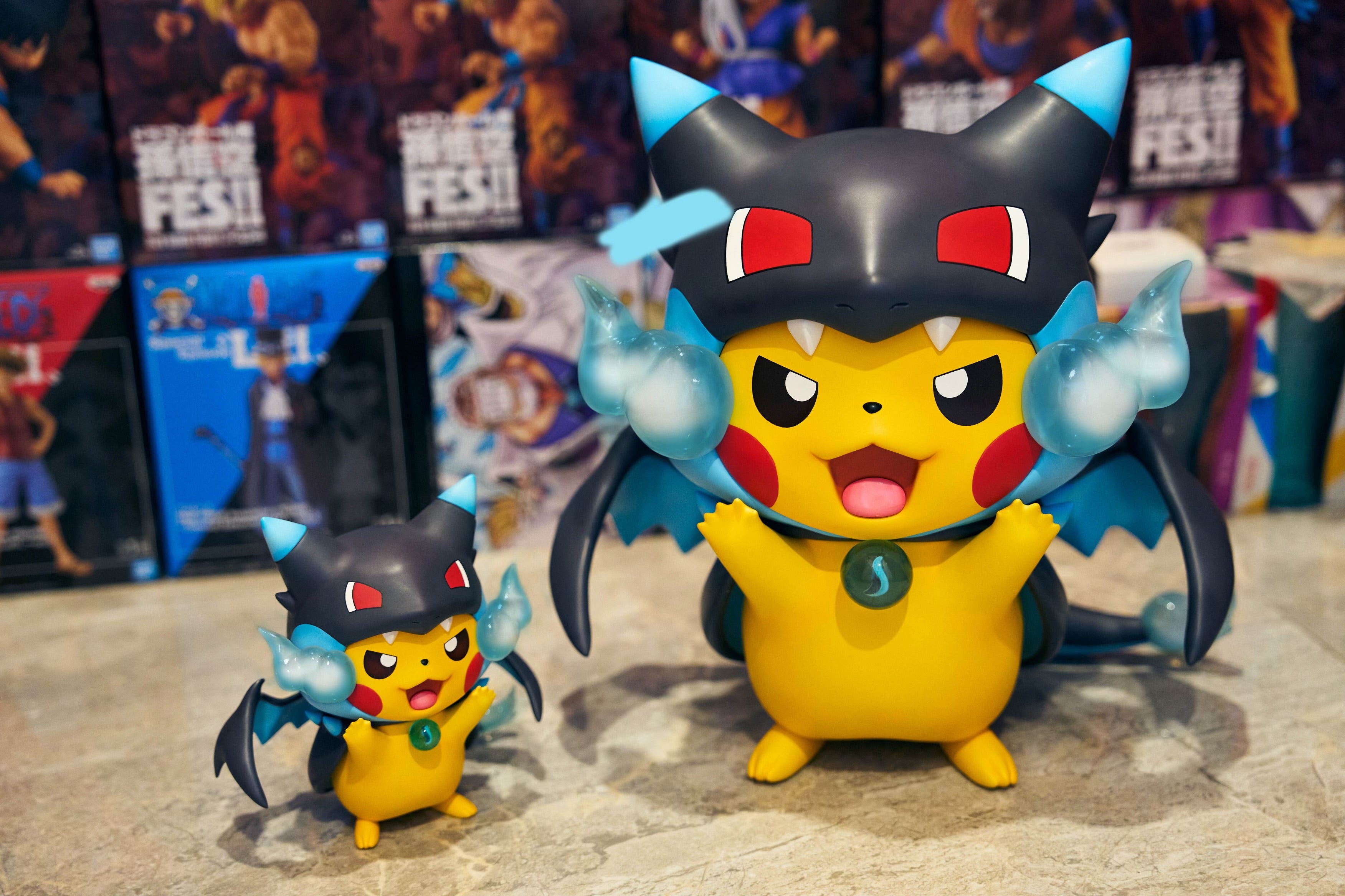 Pokémon Infinite Studio Pikachu cos Mega X Charizard Resin Statue [PRE