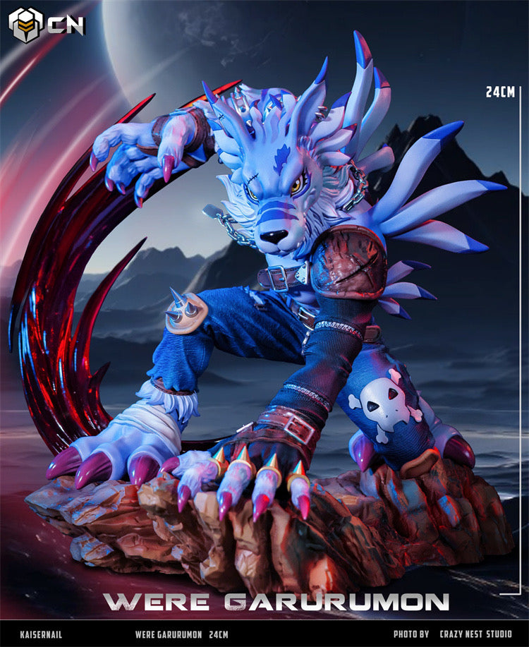 Digimon Crazy Nest Studio Were Garurumon Resin Statue [PRE-ORDER]