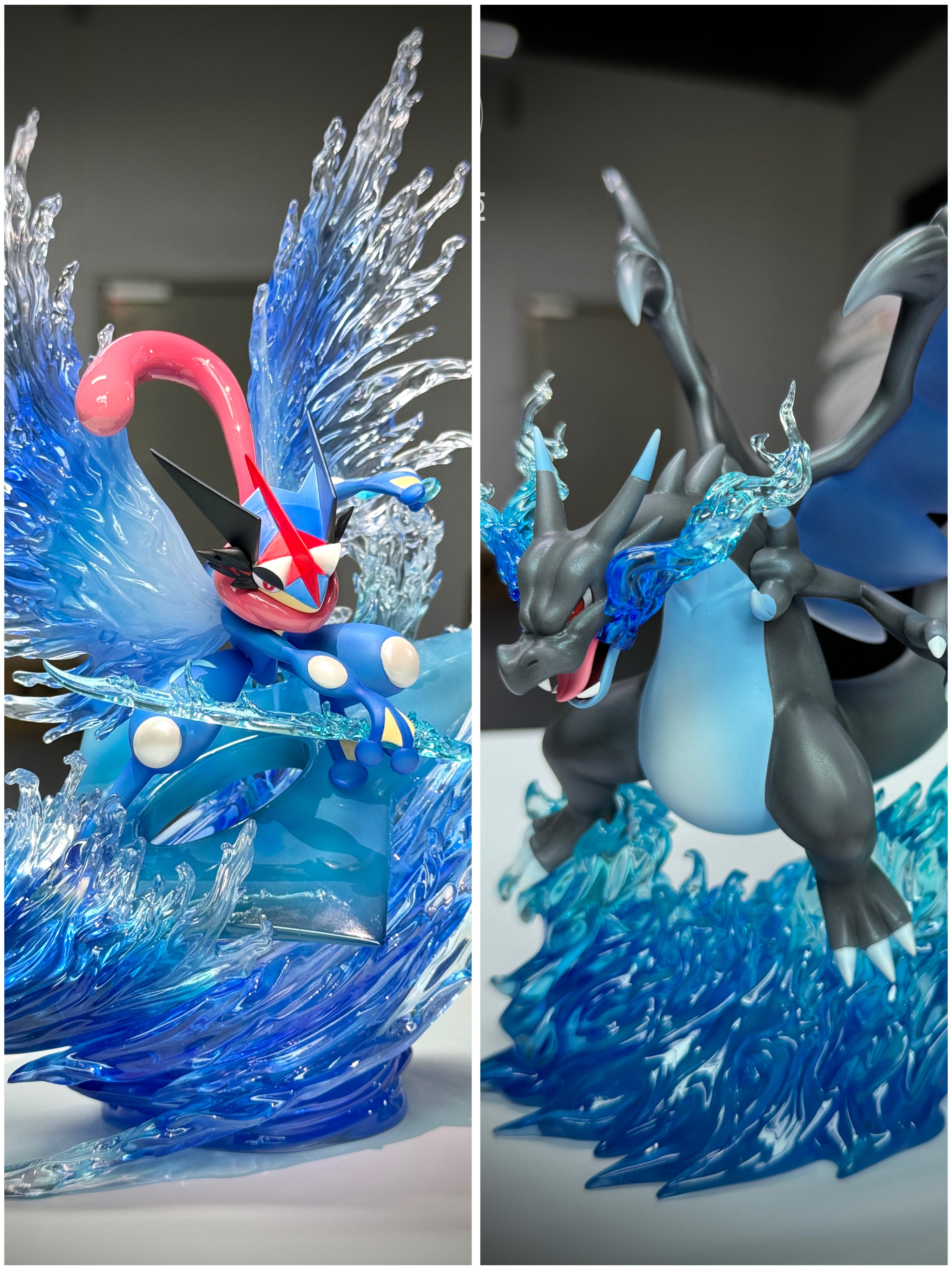 Pokemon Clover Studio Mega Charizard X and Ash-Greninja Butterfly Form