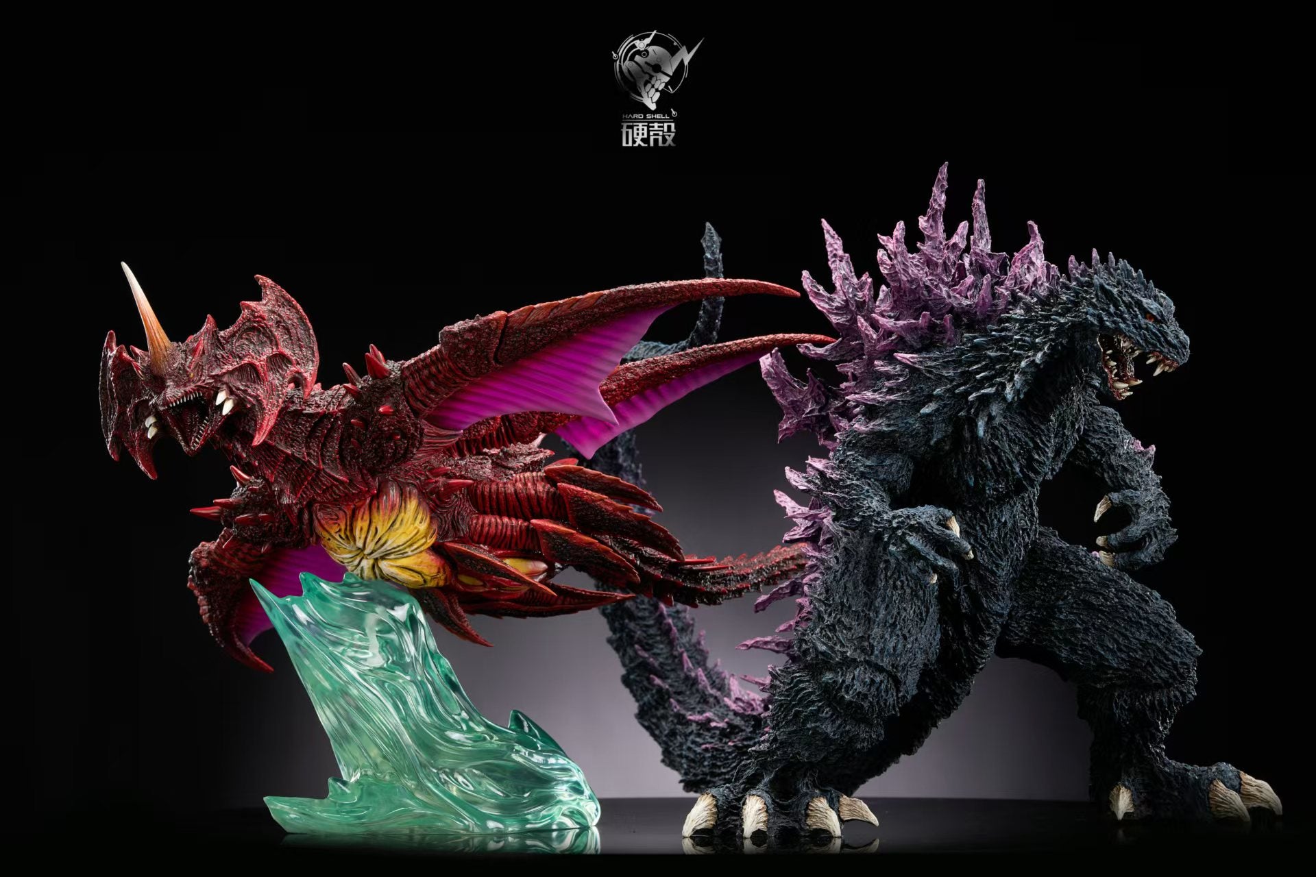 Godzilla Hard Shell Studio Godzilla x Destoroyah Resin Statue ...
