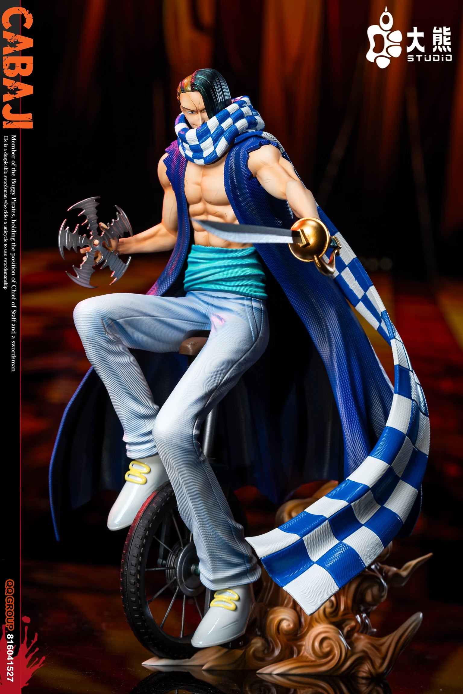 One Piece DX Studio Mohji x Cabaji Resin Statue – ClubHouse Statues