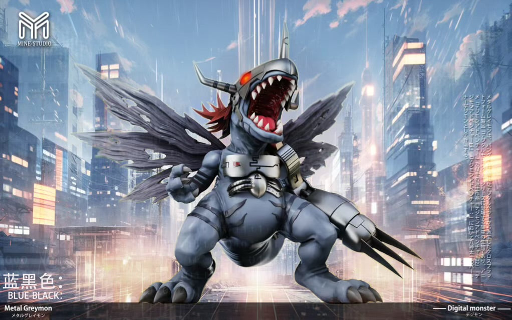Digimon MINE Studio Metal Greymon Resin Statue – ClubHouse Statues