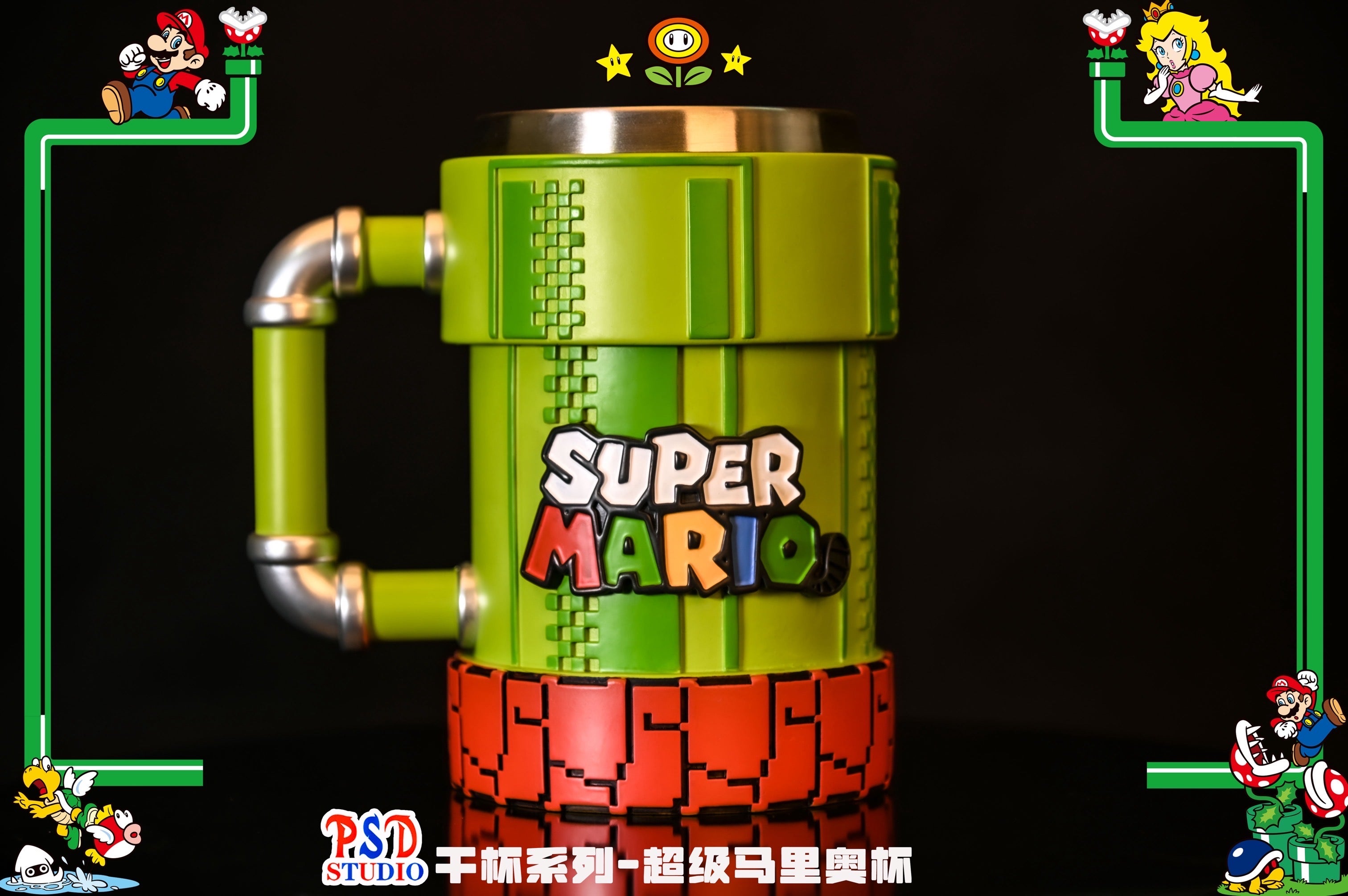 Mario Bros PSD Studio Super Mario Cup Resin Statue – ClubHouse Statues