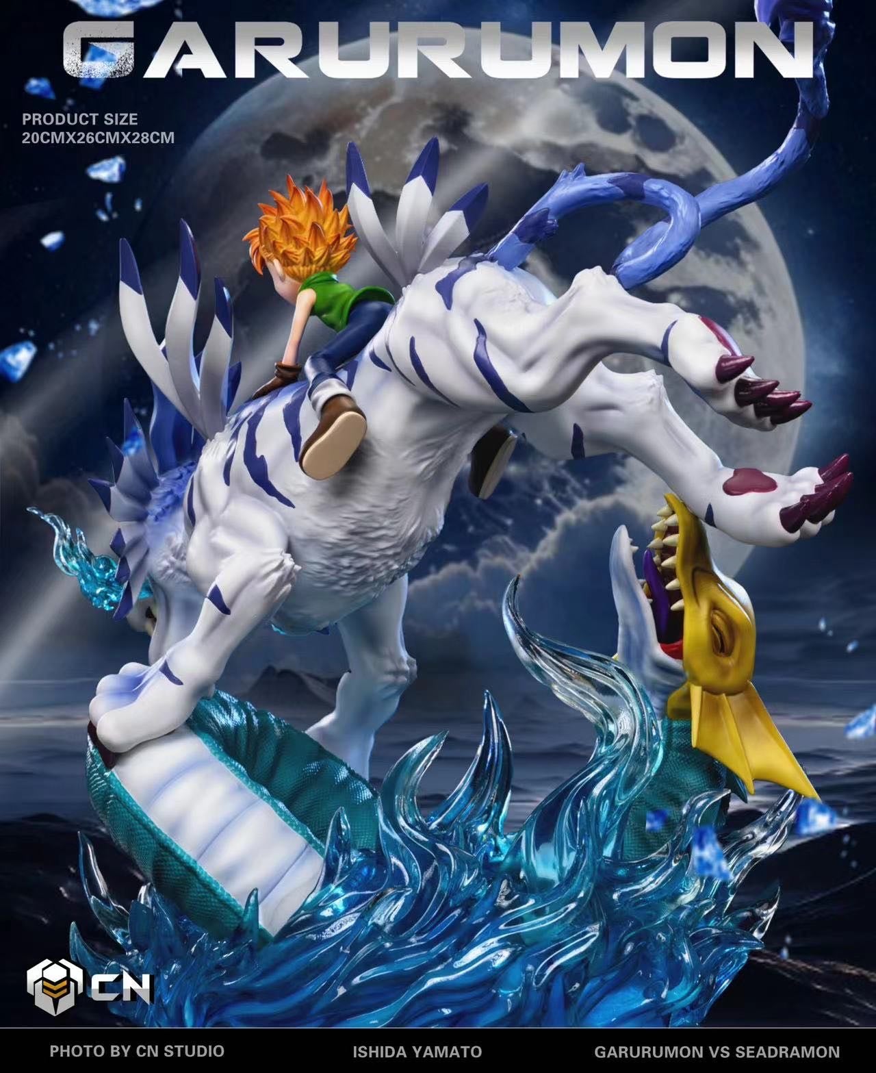 Digimon Crazy Nest Studio Garurumon x Ishida Resin Statue – ClubHouse ...