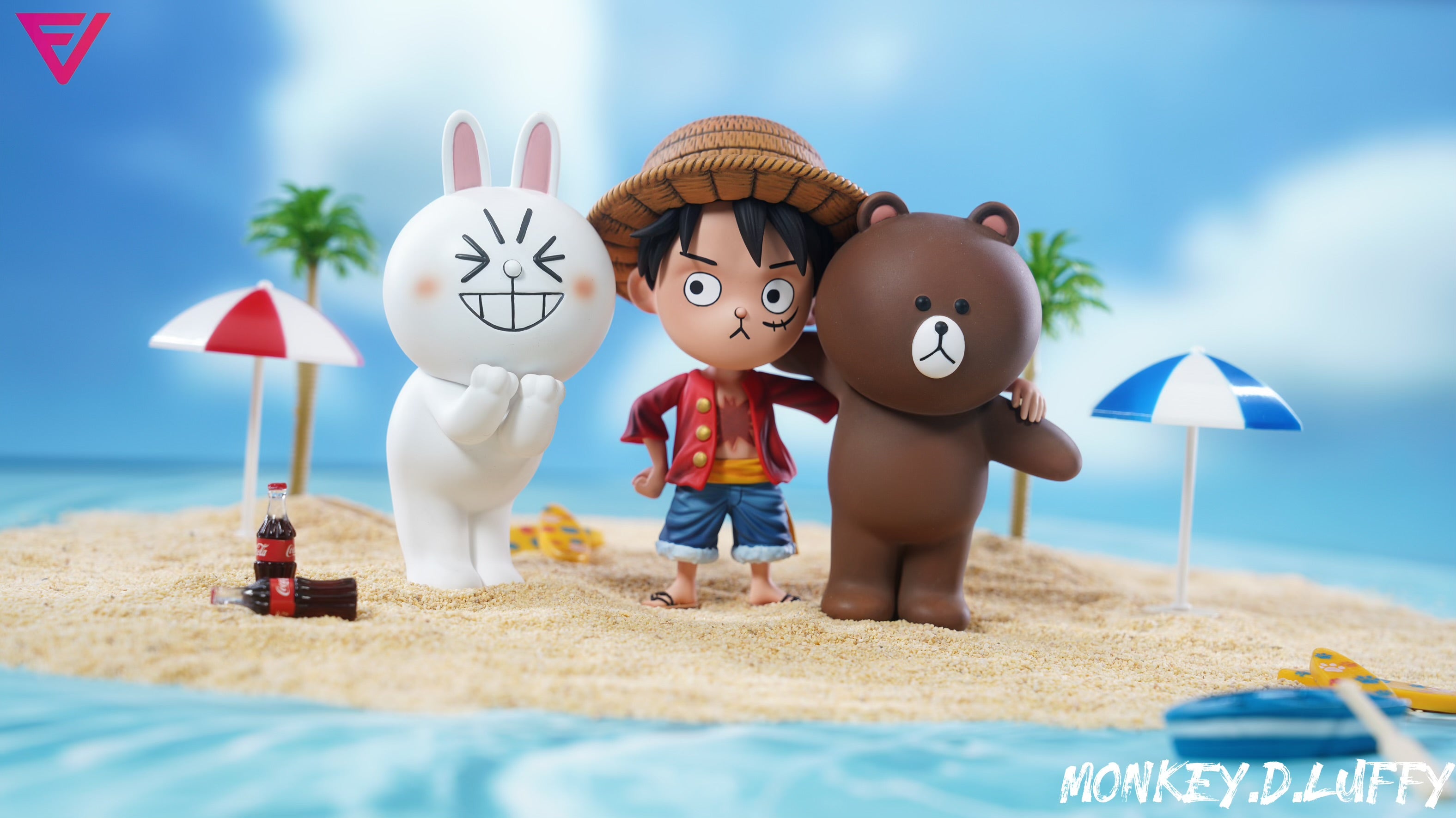 One Piece Eve Studio Luffy & Brown & Cony Resin Statue – ClubHouse Statues