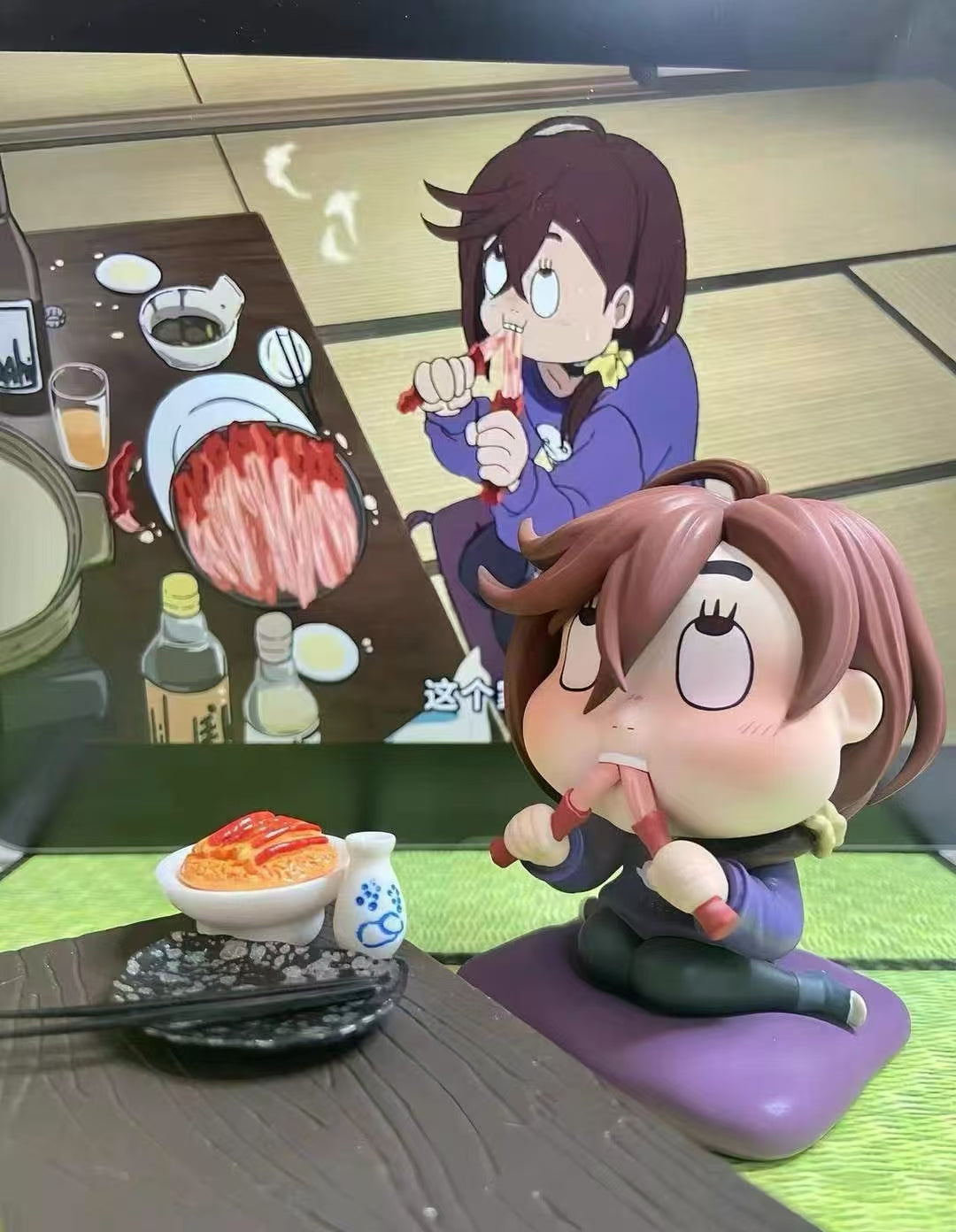 Dandadan Luo Tuo Xiang Zi Studio Momo Ayase Eat Crabs Resin Statue [PR