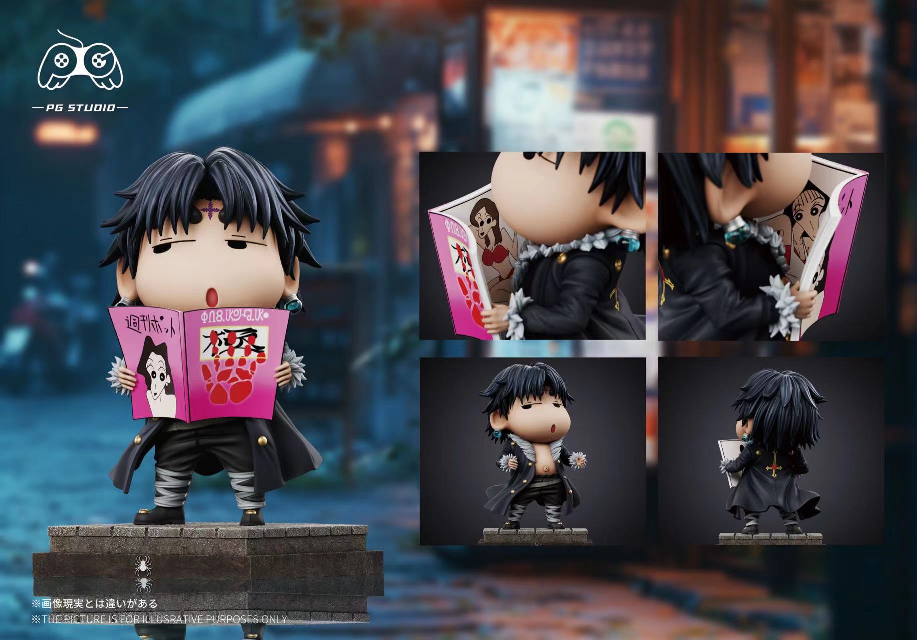 Crayon Shin Chan PG Studio Shinnosuke Nohara Cos Chrollo Resin Statue ...