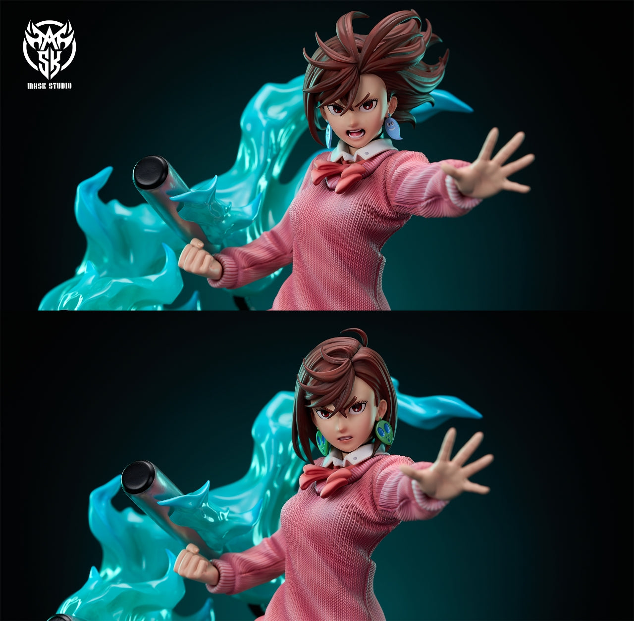 Dandadan Mask Studio Ayase Momo Resin Statue – ClubHouse Statues