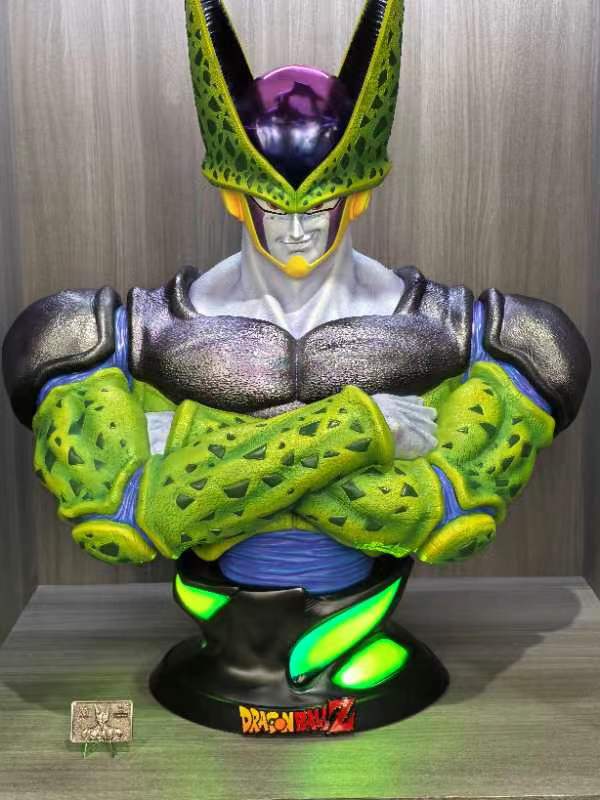 Dragon Ball Buu Studio Cell Bust Resin Statue - Preorder