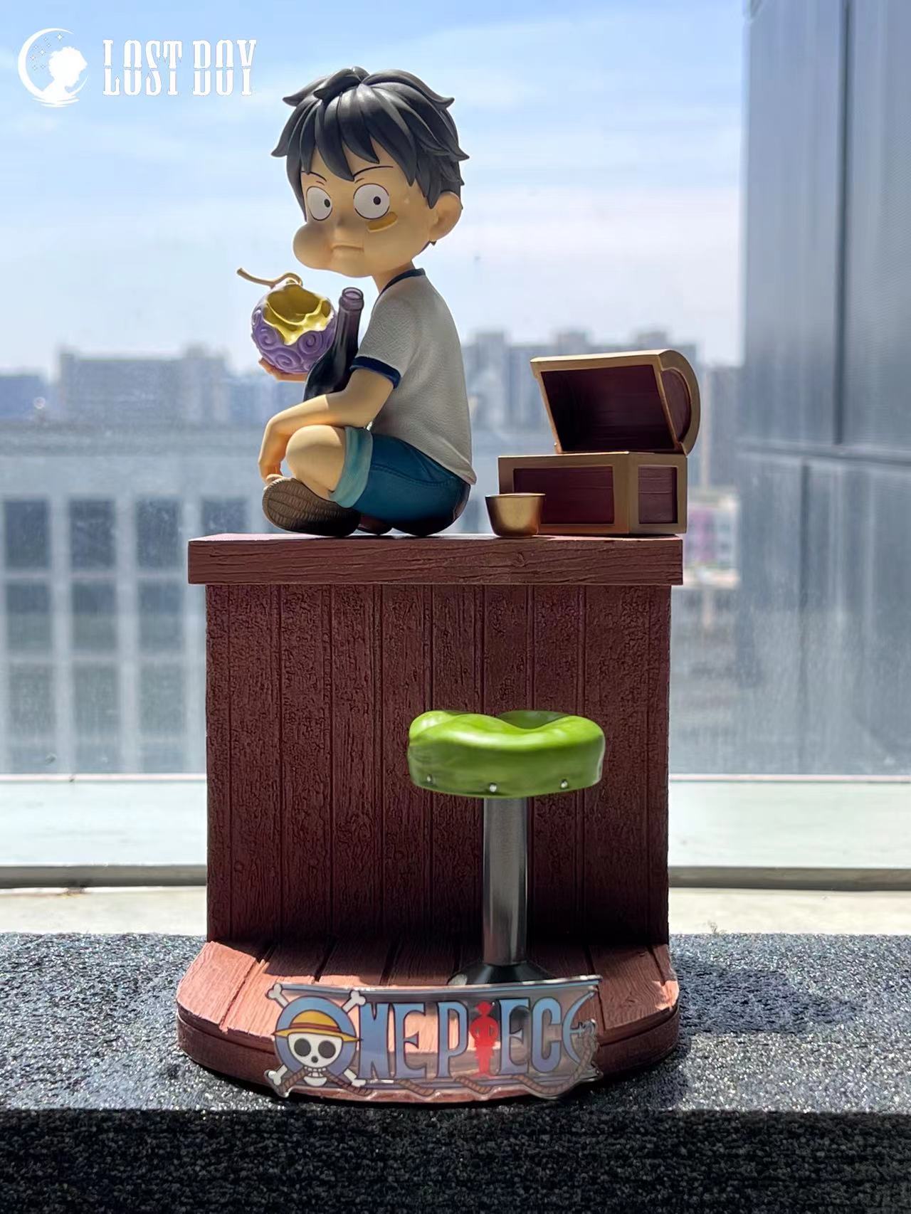 One Piece Lost Boy Studio Childhood Luffy Resin Statue – ClubHouse Statues