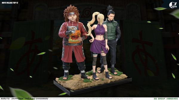 Naruto GZ Studio Shikamaru x Ino x Choji Asuma Team Ten Resin Statue ...