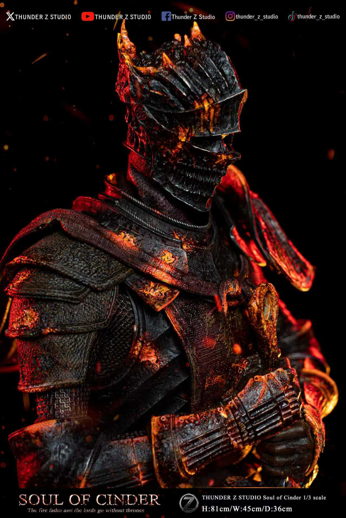 Dark Souls Thunder Z Studio Lord of Cinder – ClubHouse Statues