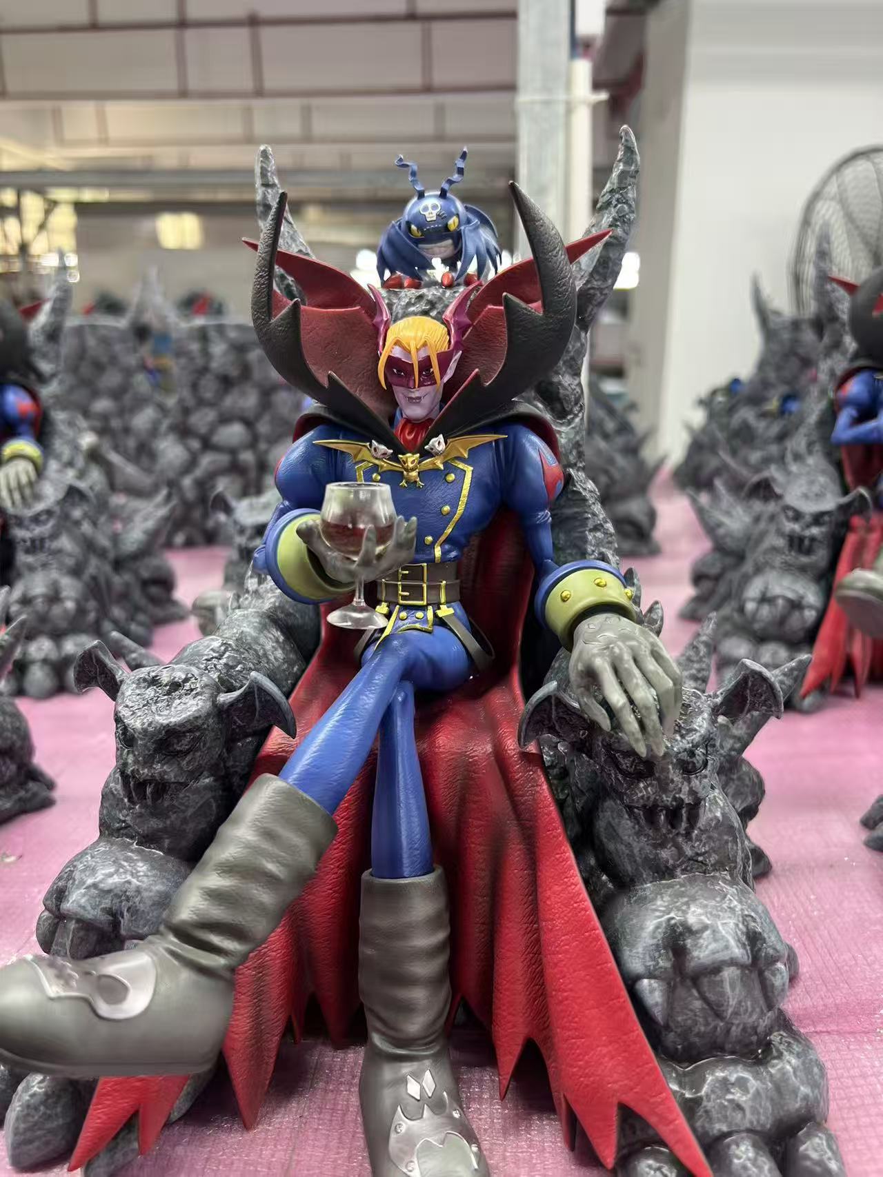 Digimon Hanhan Studio Throne Vamdemon x Pico Devimon Resin Statue ...
