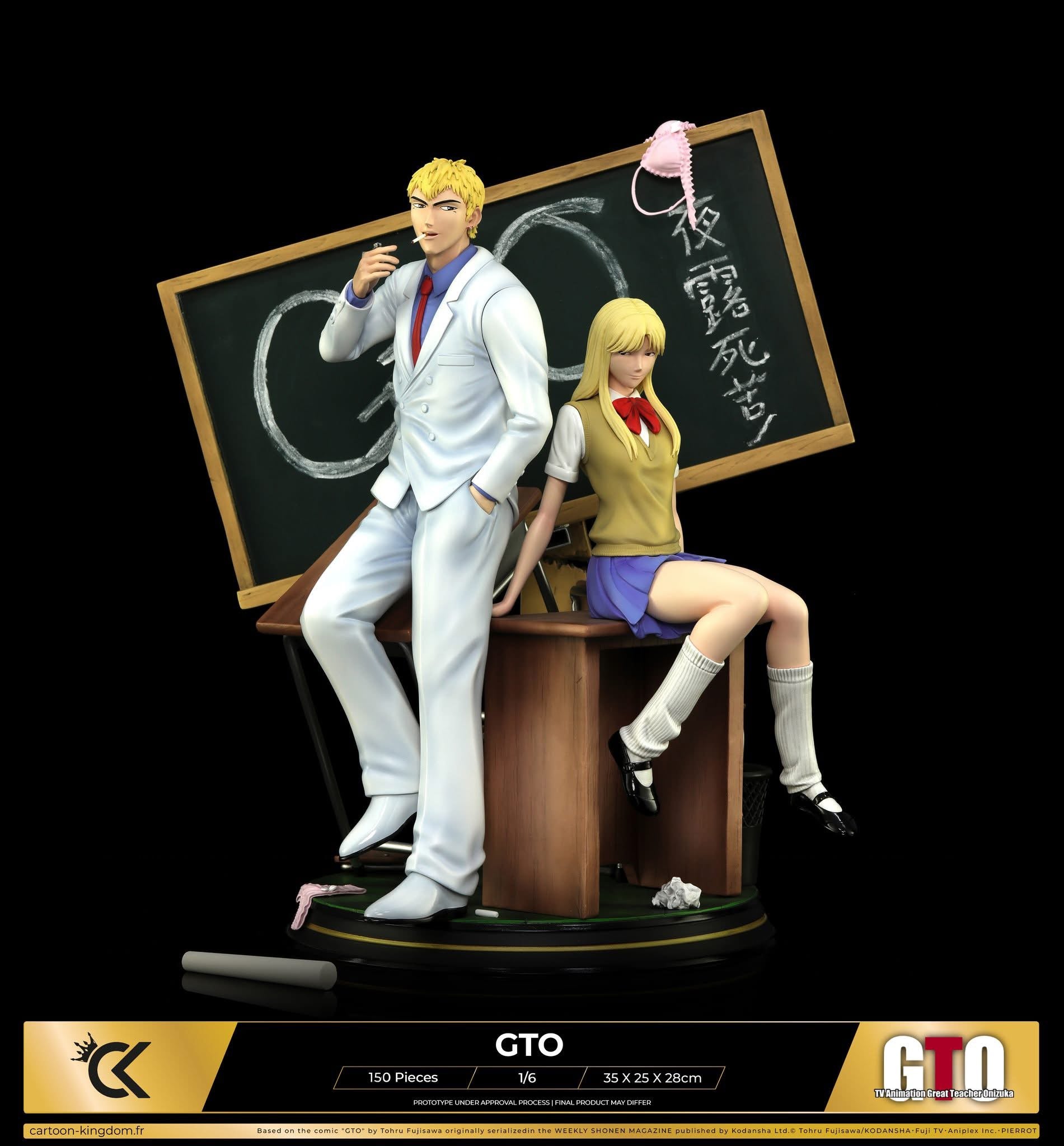 GTO Cartoon Kingdom Studio Onizuka x Urumi Licensed Resin Statue [PRE-