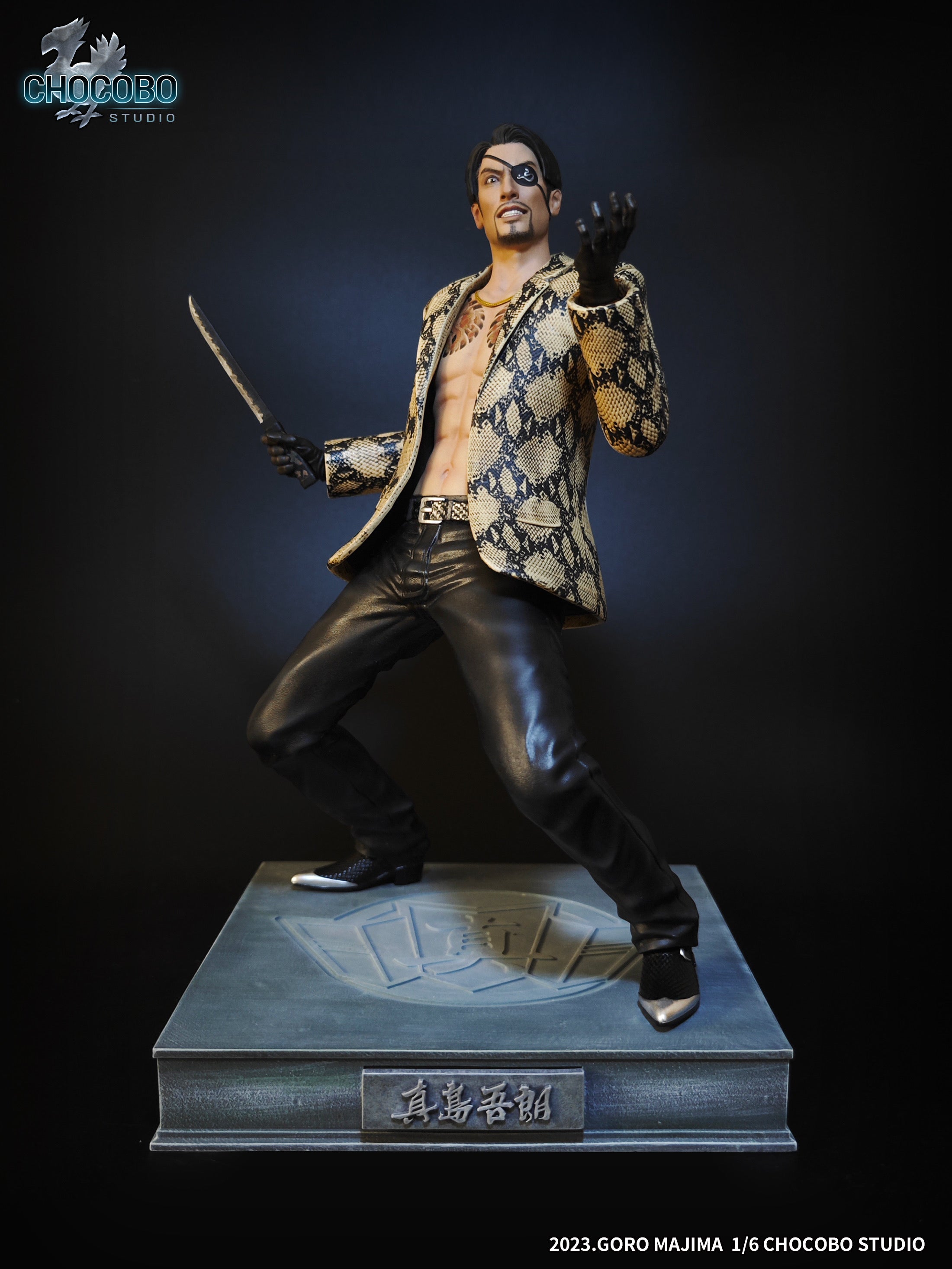 Like a Dragon Chocobo Studio Goro Majima Resin Statue - Preorder