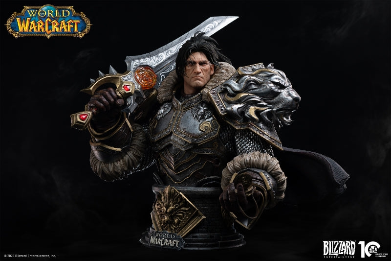 World of Warcraft Infinity Studio x Blizzard Varian Wrynn Bust License ...