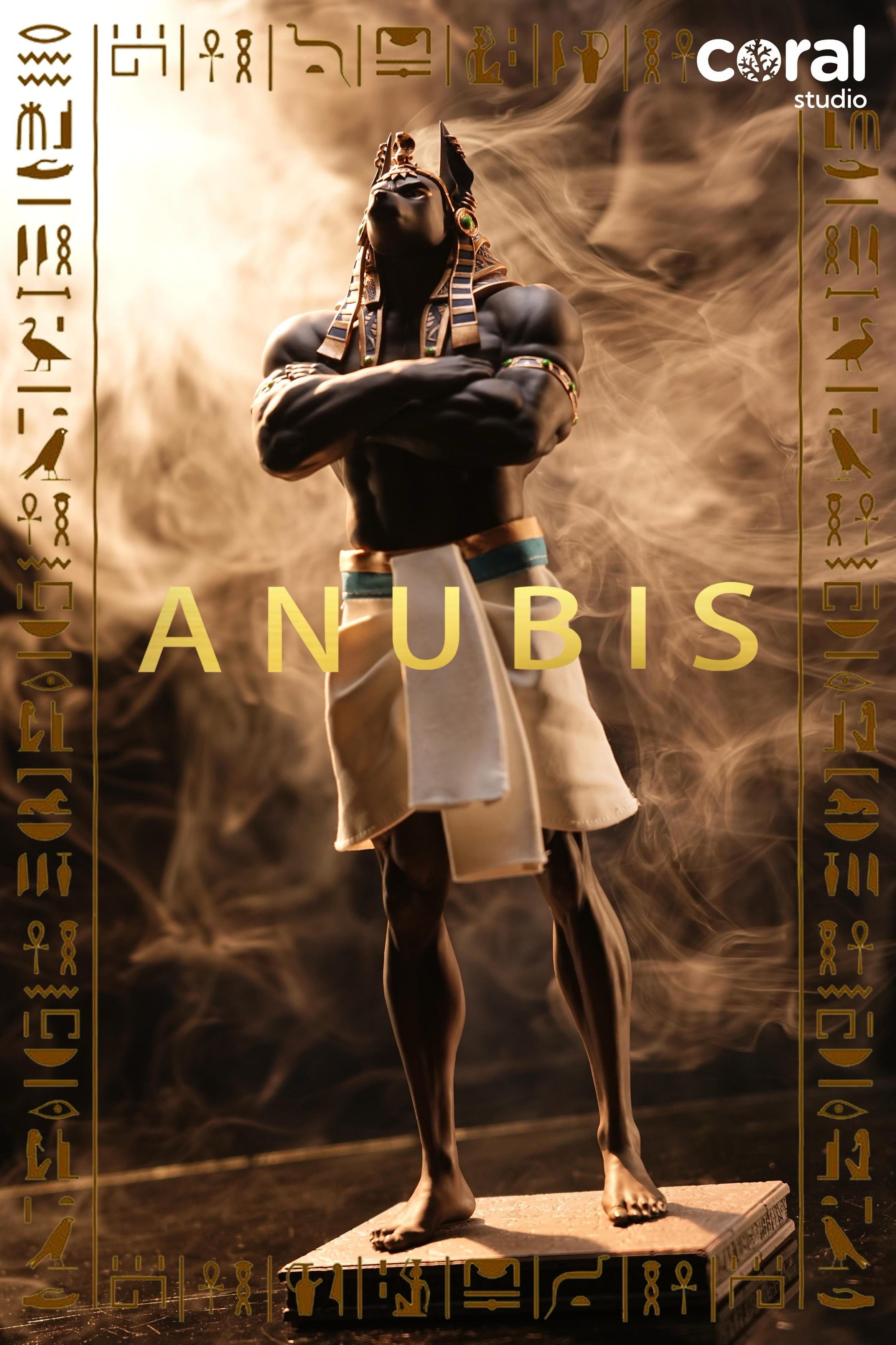 Original Coral Studio Anubis Resin Statue [PRE-ORDER]