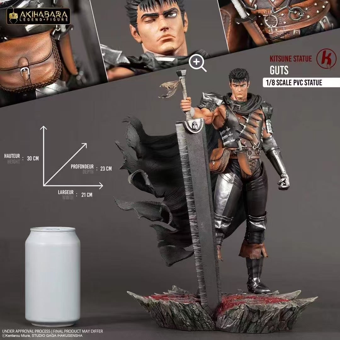 Berserk Kitsune Statue Guts V2 Licensed PVC Statue – ClubHouse Statues