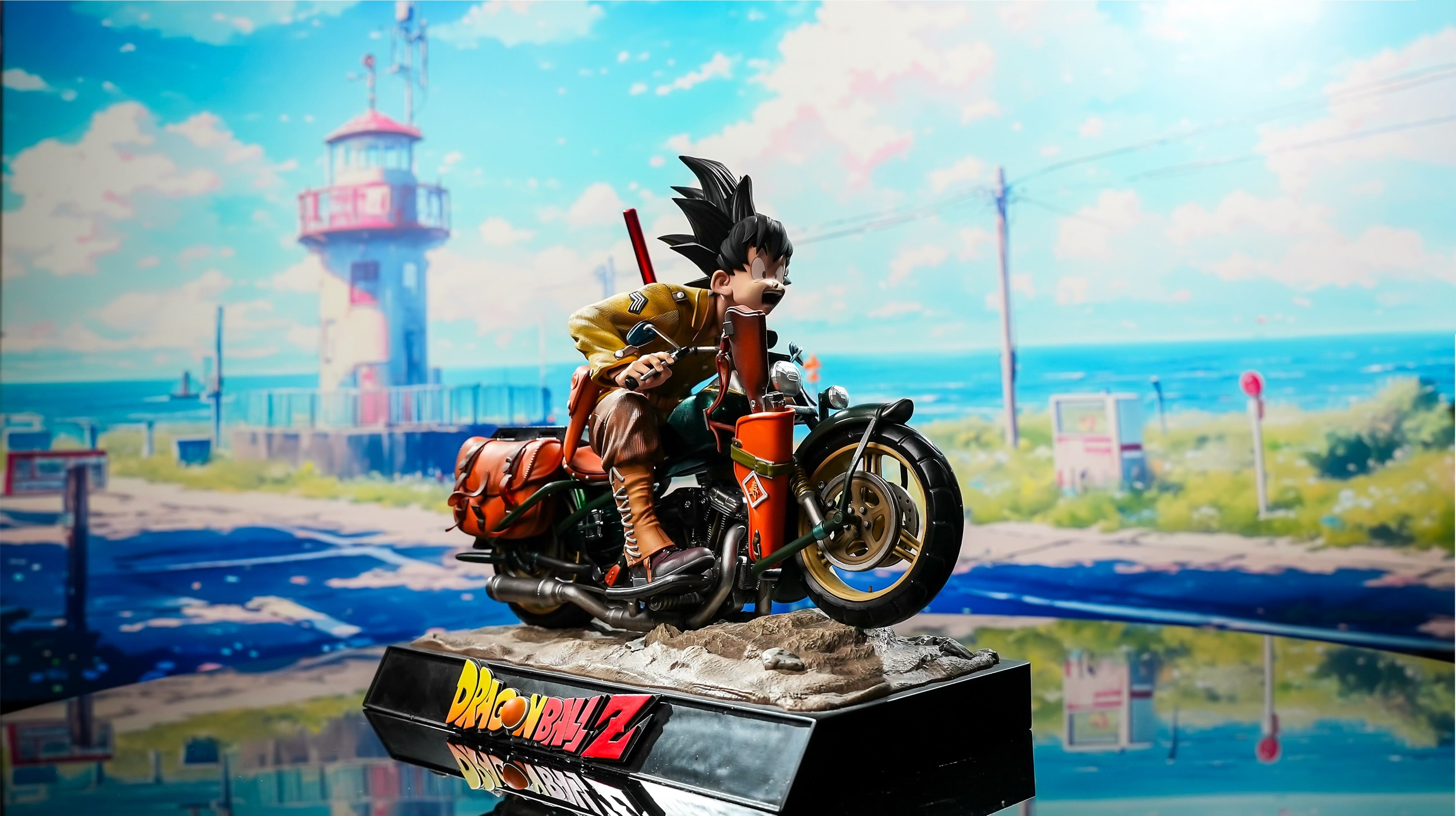 Dragon Ball CnMagic Studio Goku Motorcycle Resin Statue – ClubHouse Statues