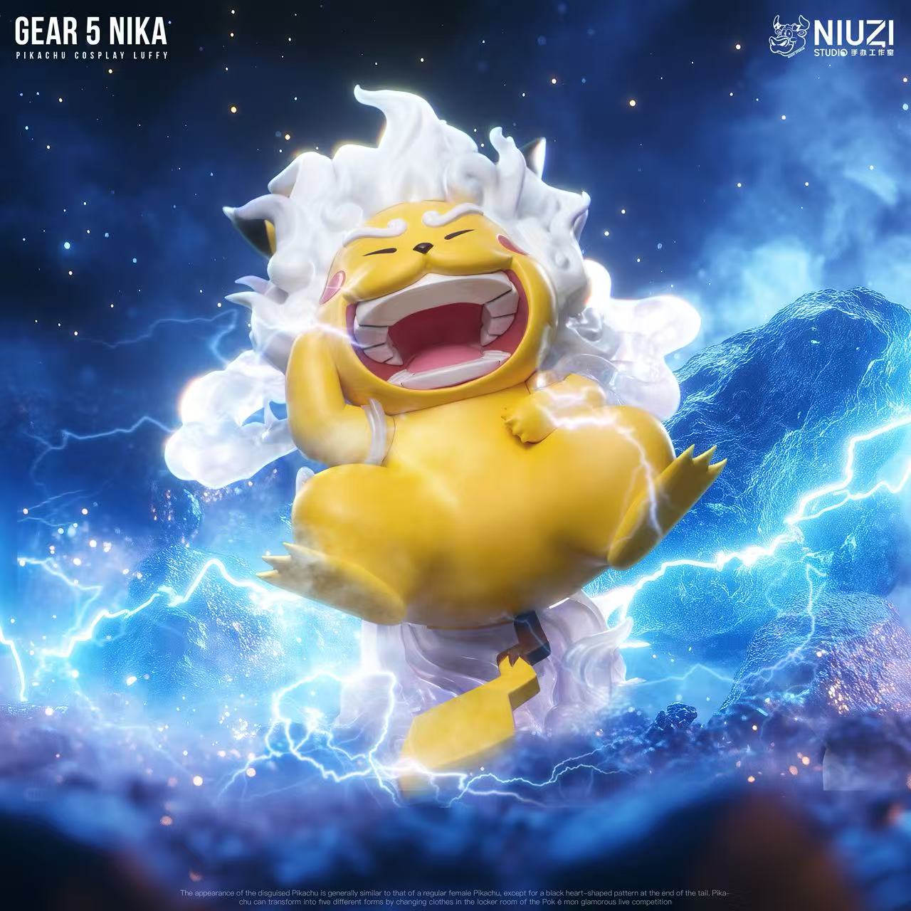 Pokemon Niuzi Studio Nika Pikachu Resin Statue – ClubHouse Statues