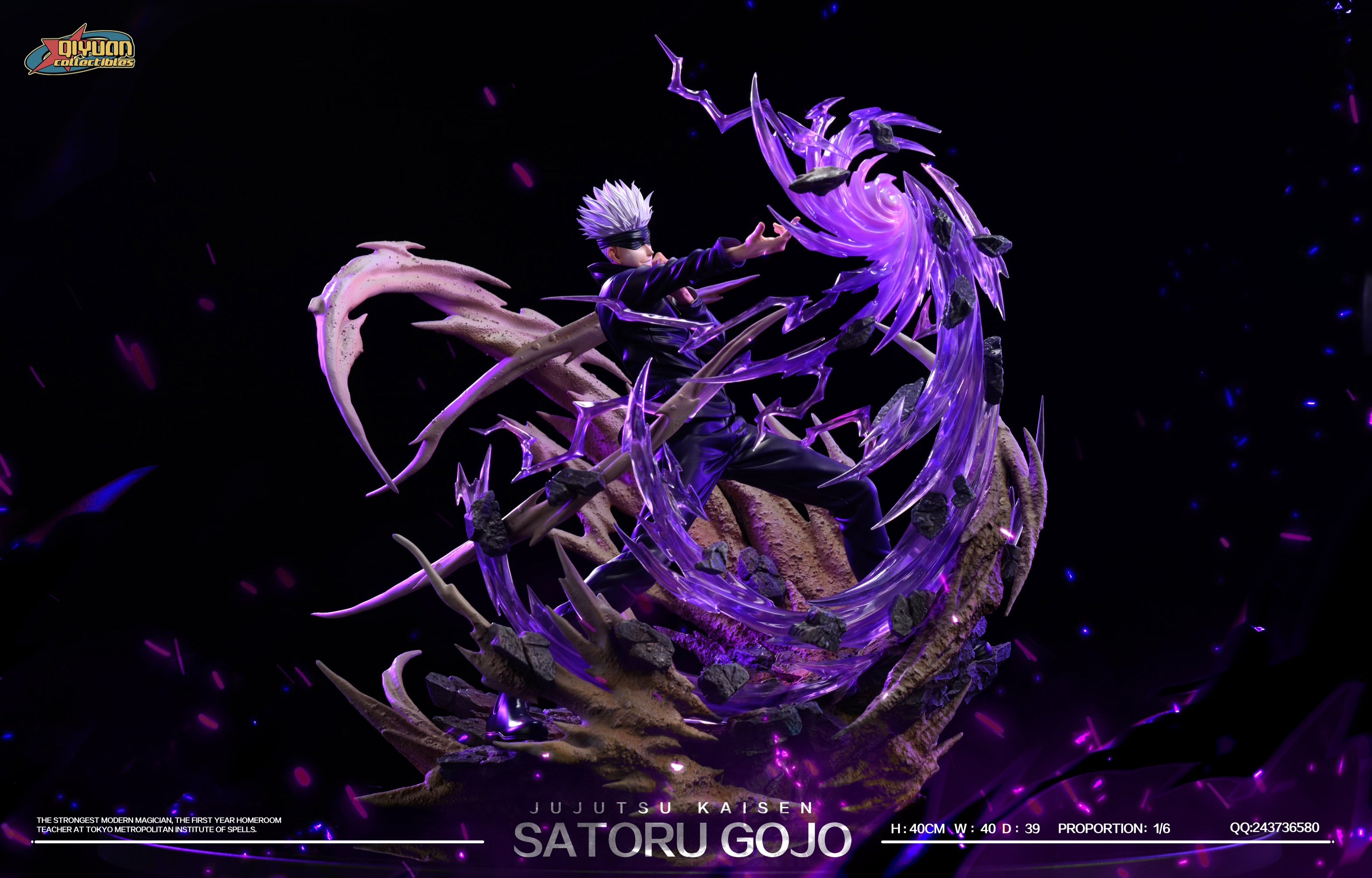 Jujutsu Kaisen Qiyuan Studio Satoru Gojo Resin Statue [PRE-ORDER]