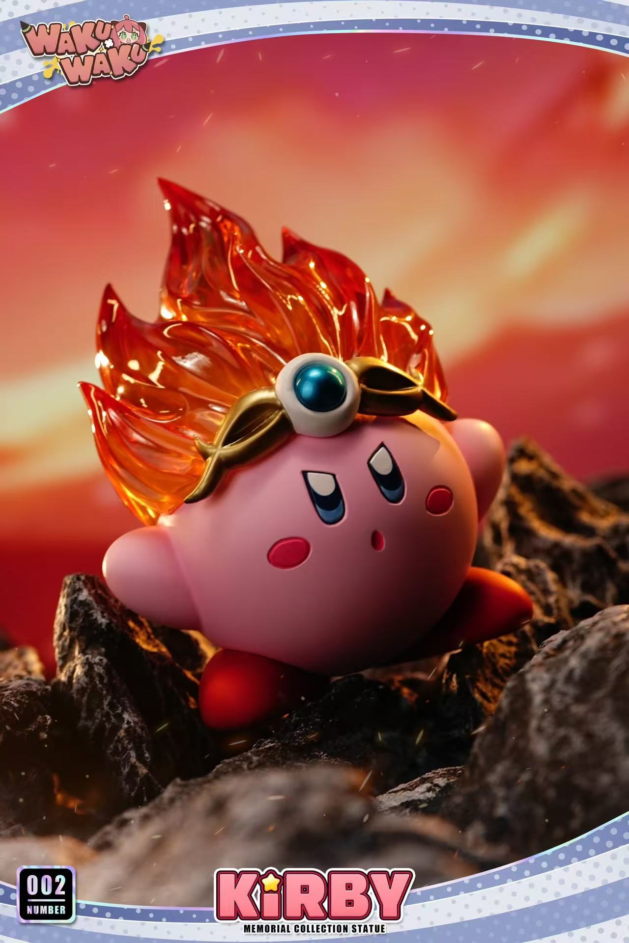 Kirby WakuWaku Studio Flame Kirby Resin Statue – ClubHouse Statues