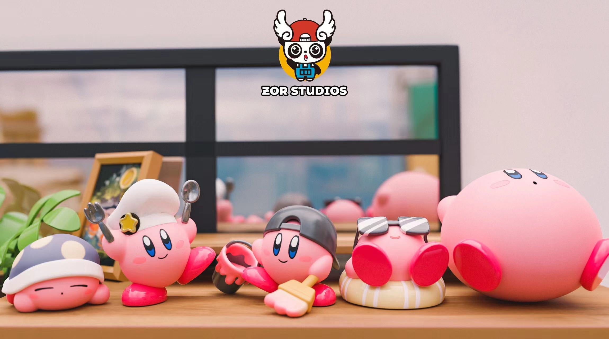 Mario Bros ZOR Studio 5 Kirby Resin Statue - Preorder