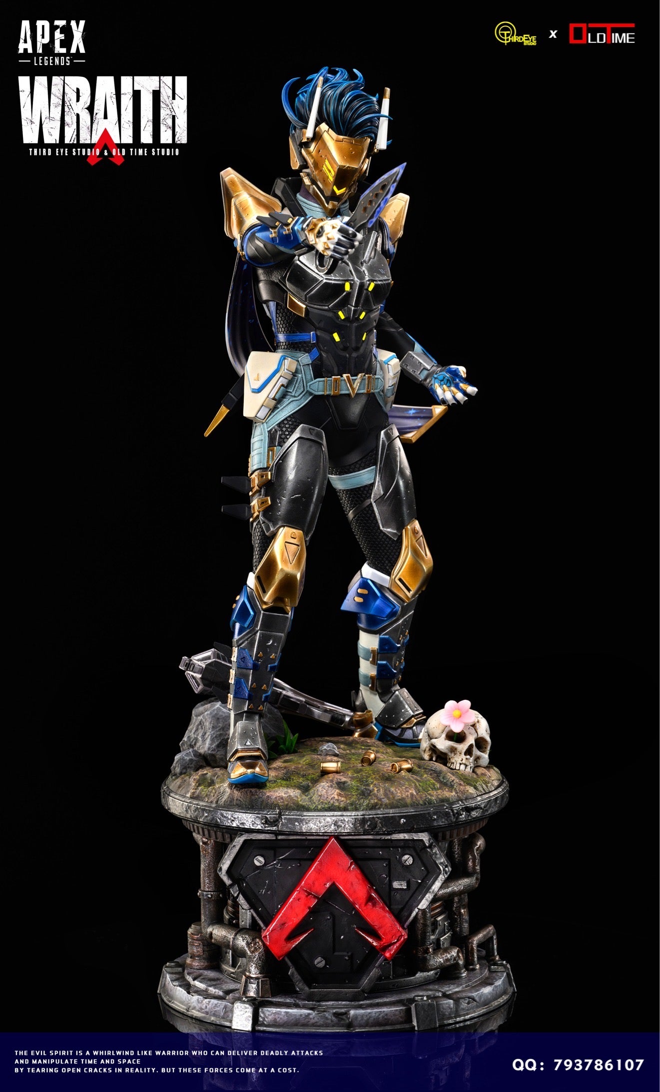 Apex Legends Old Time x Third Eye Studio Voidshifter Wraith Resin Stat