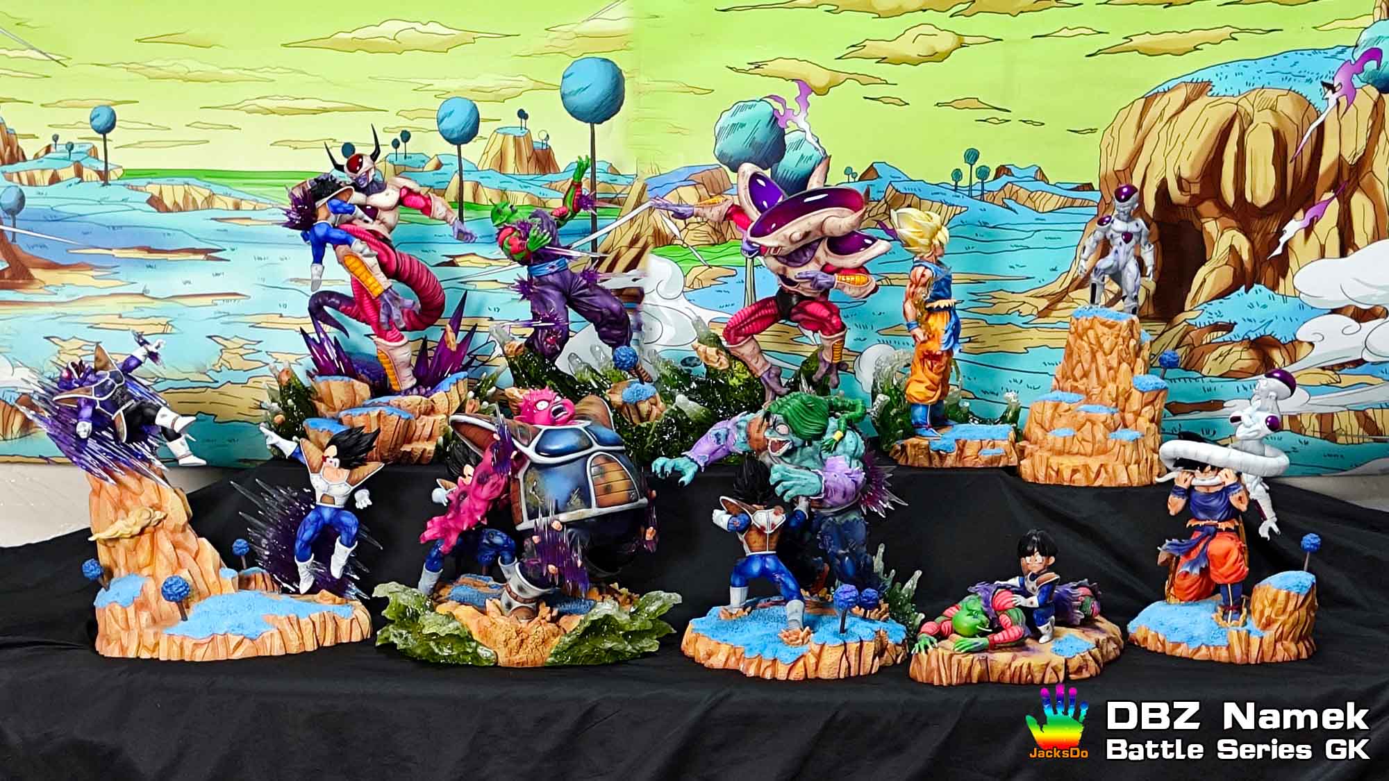 Dragon Ball JacksDo Studio DBZ Namek Battle Series Resin Statue ...