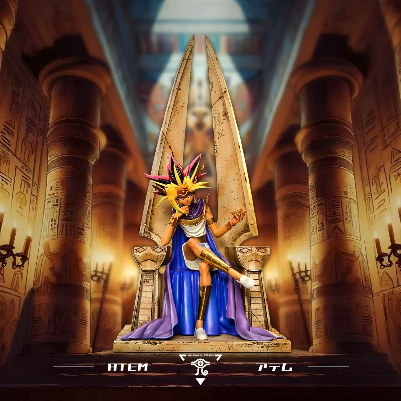 Yu-Gi-Oh! Millennium Studio Atem Resin Statue – ClubHouse Statues