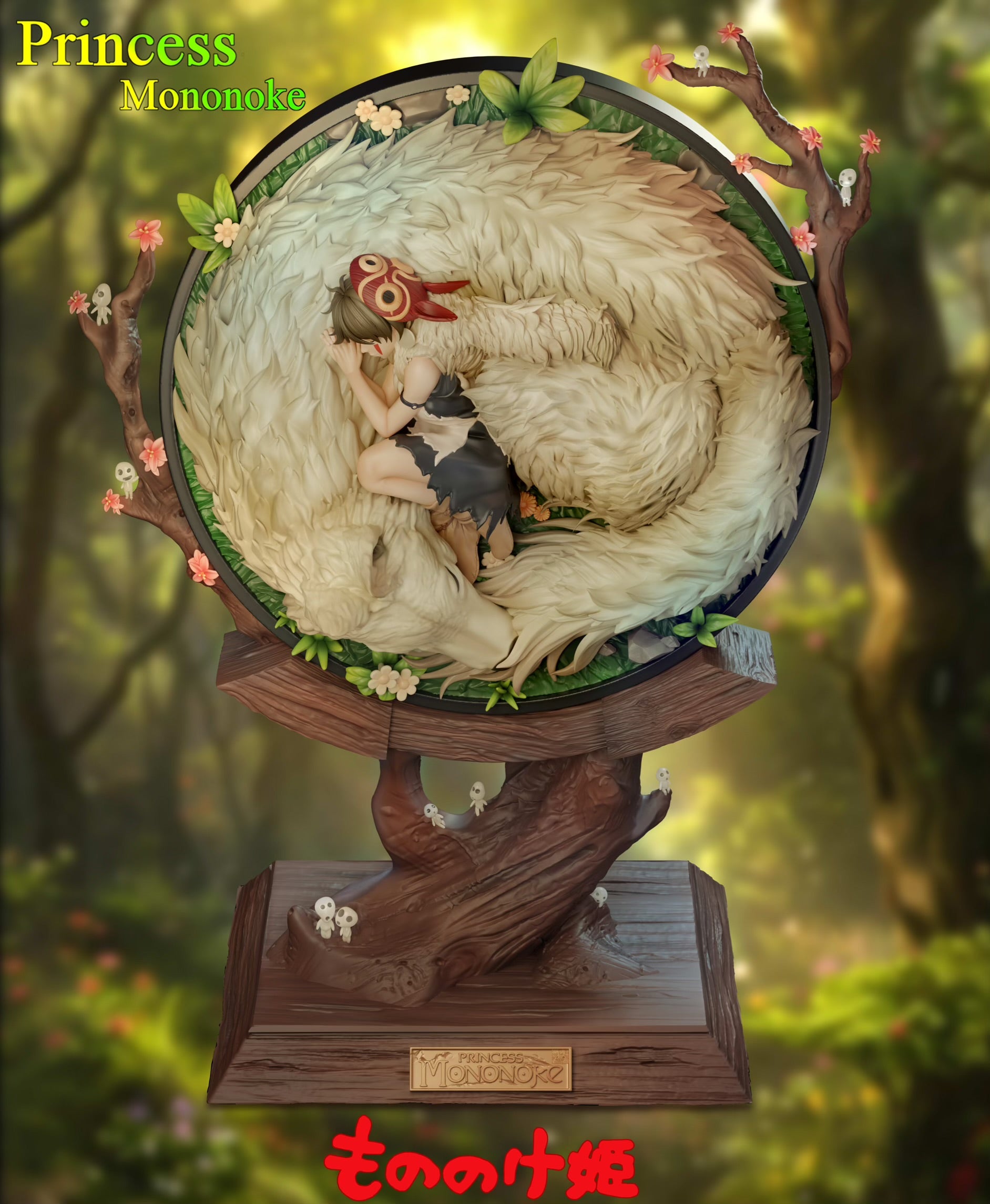 Princess Mononoke Chao She Studio Princess Mononoke Resin Statue ...