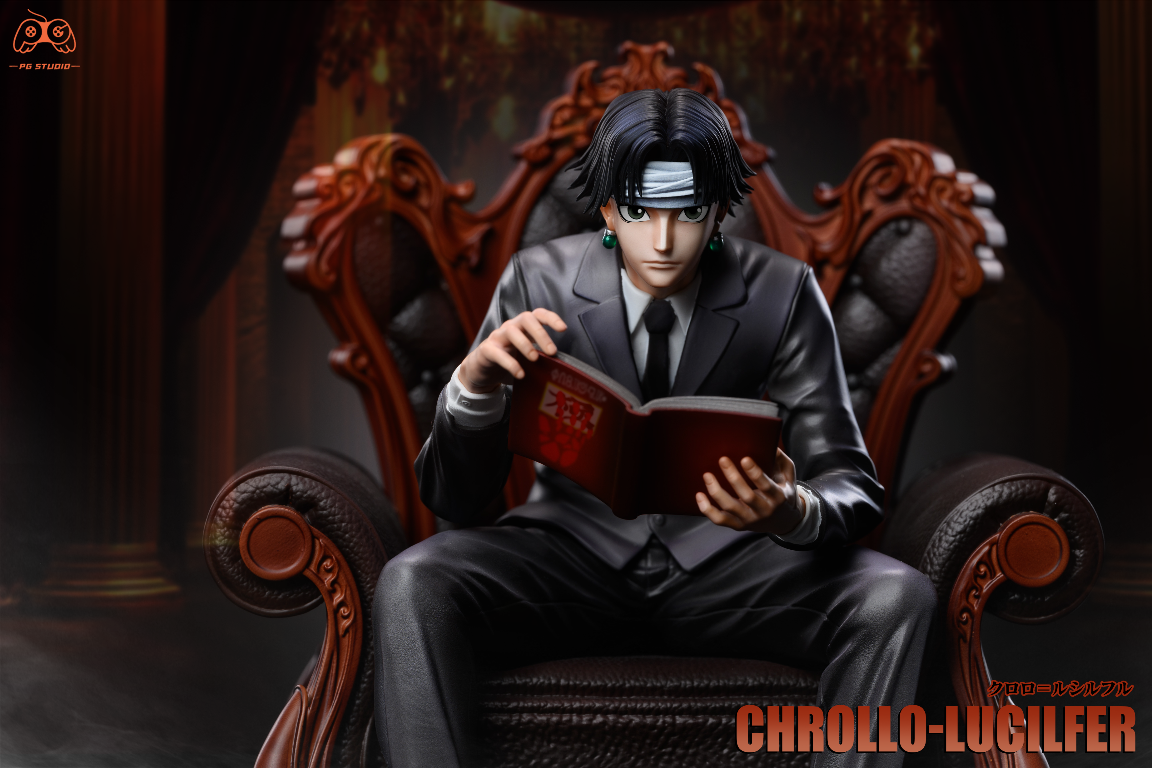 Hunter x Hunter PG Studio Sofa Series Chrollo Lucilfer Resin Statue ...