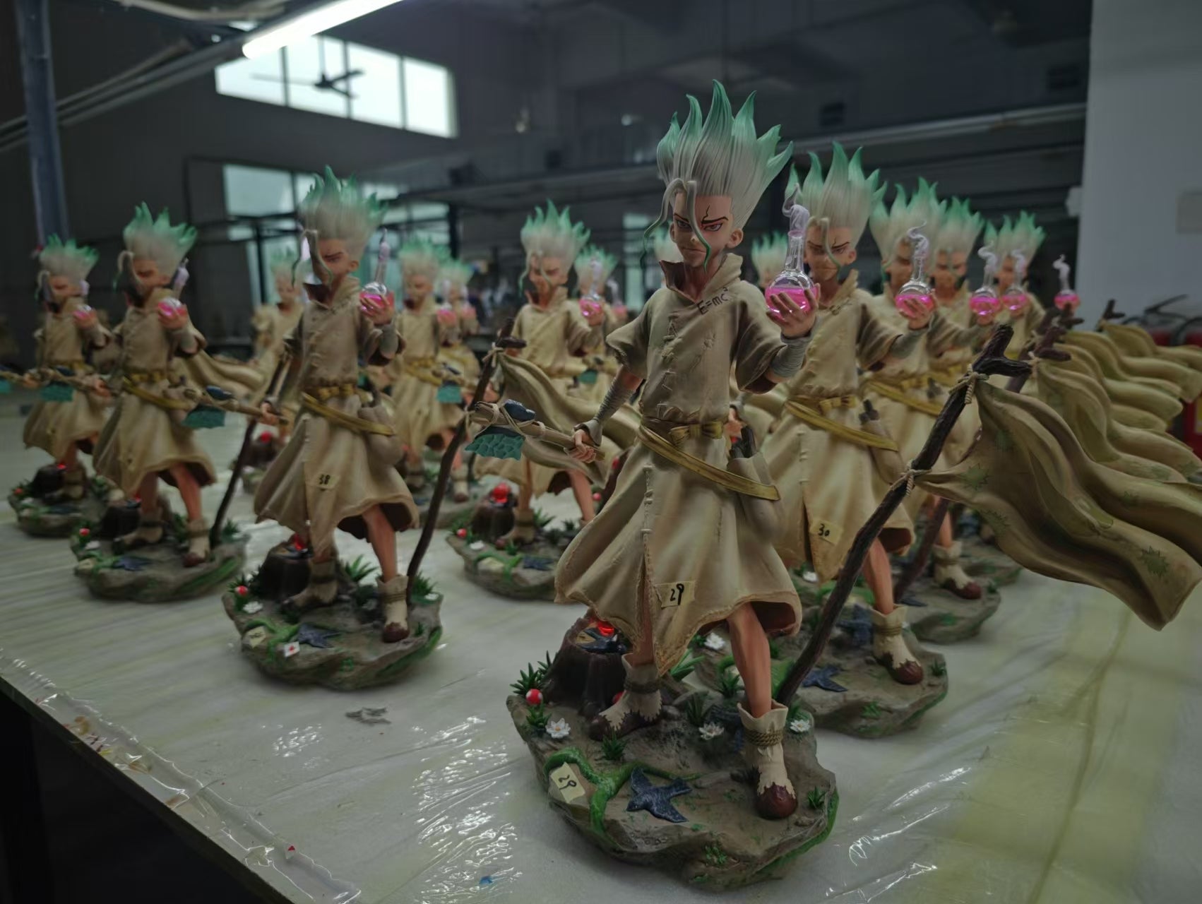 Dr Stone Stone Studio Senku Ishigami Resin Statue – ClubHouse Statues