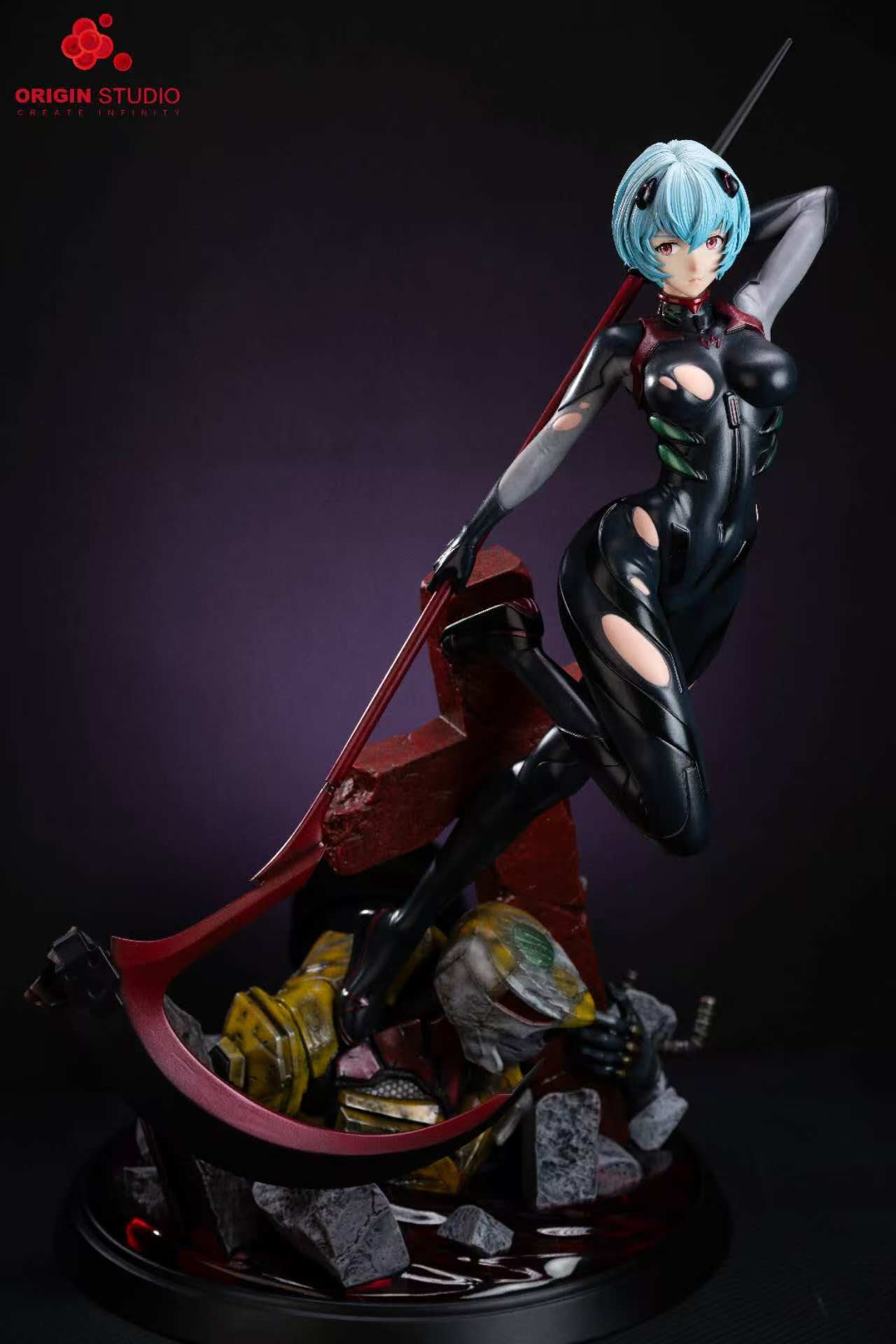 Neo Genesis Evangelion Origin Studio Ayanami Rei Resin Statue ...