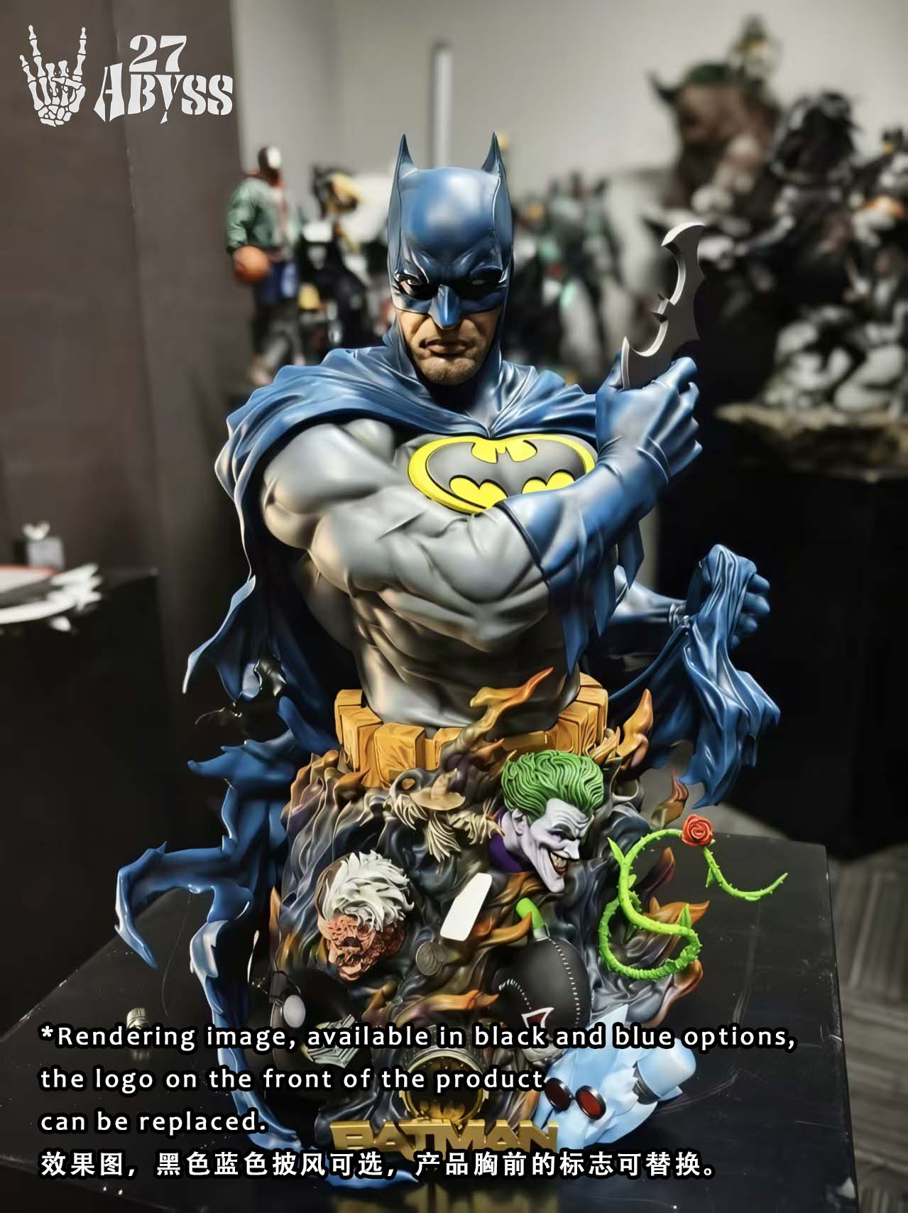 DC 27abyss Studio Batman Bust Resin Statue – ClubHouse Statues