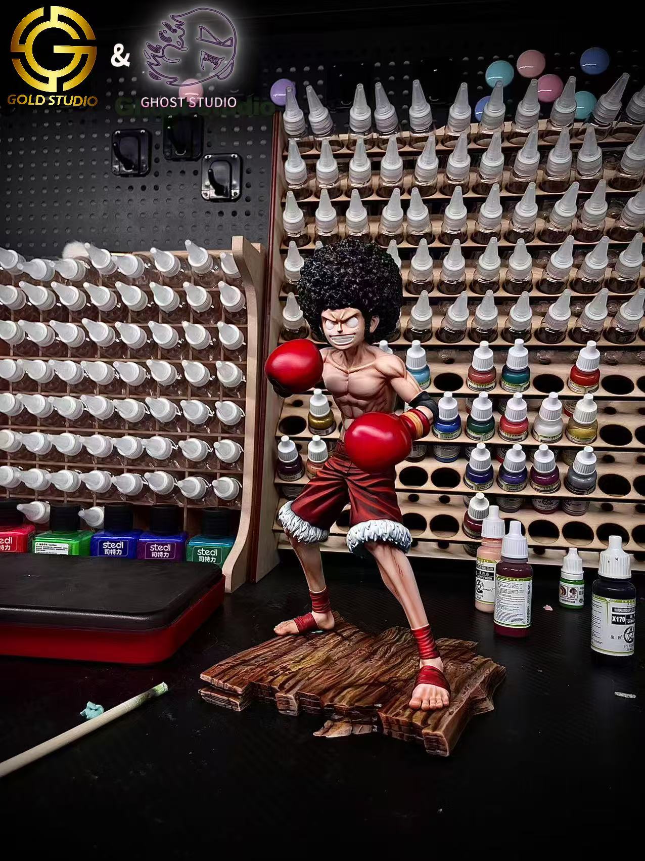 One Piece Ghost Studio Afro Luffy Resin Statue – ClubHouse Statues