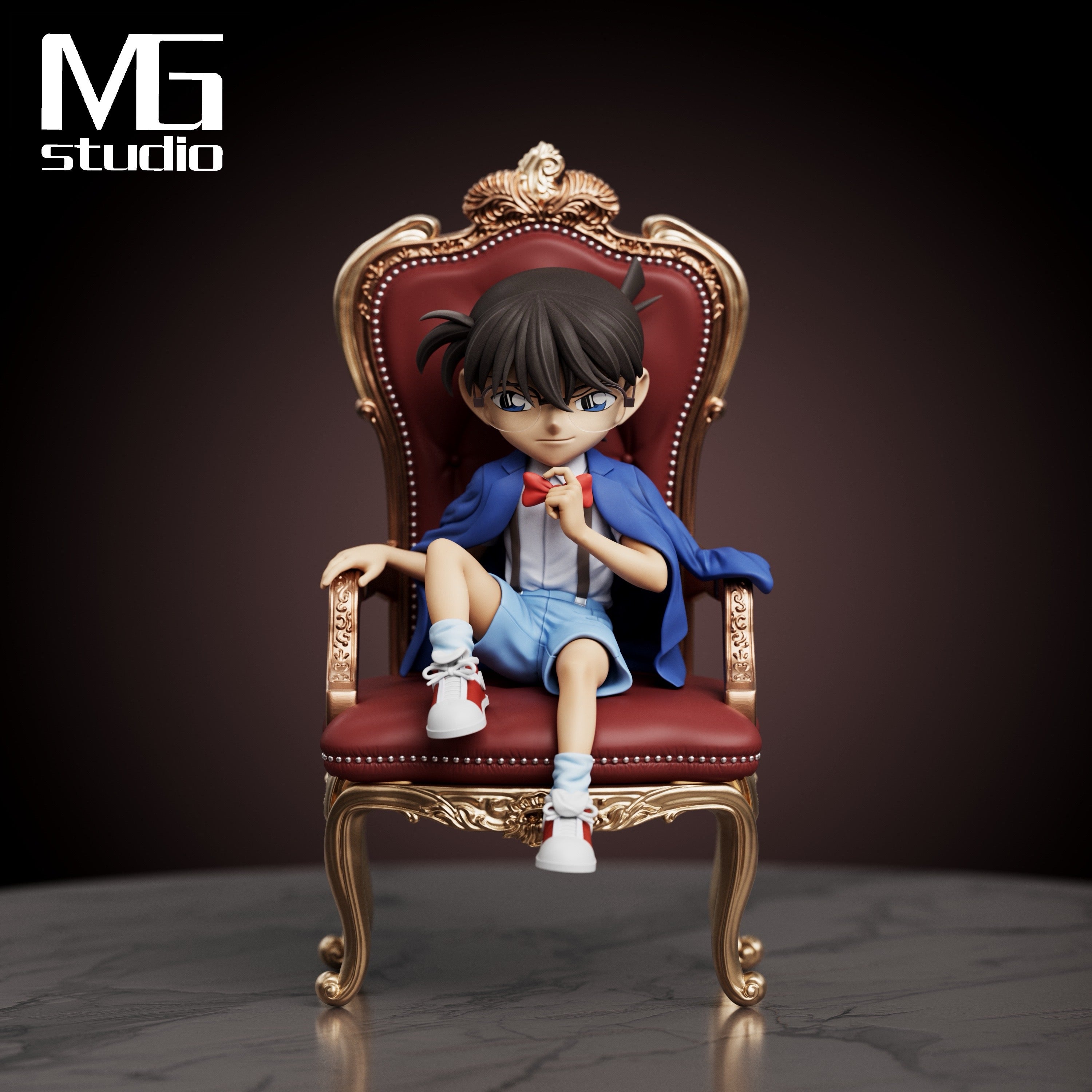 Detective Conan MG Studio Conan Edogawa Seated Resin Statue – ClubHouse ...