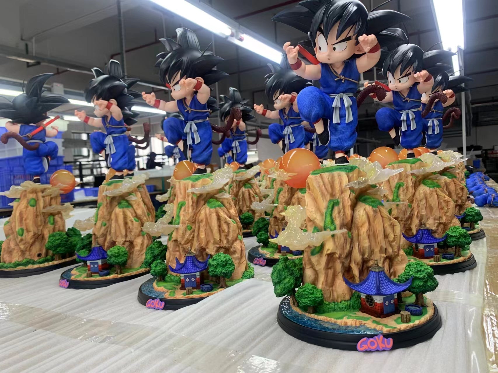 Dragon Ball New Journey Studio Kid Goku Resin Statue [CHINA STOCK]