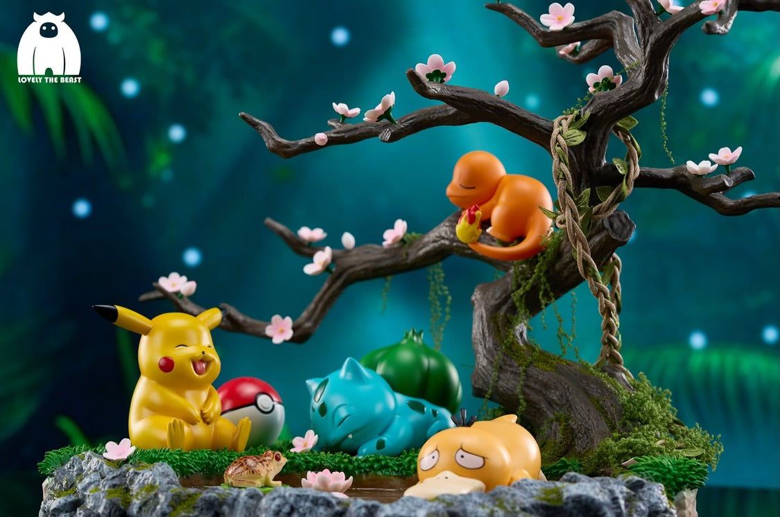 Pokemon Lovely The Beast Studio Charmander Diorama Resin Statue [PRE-O