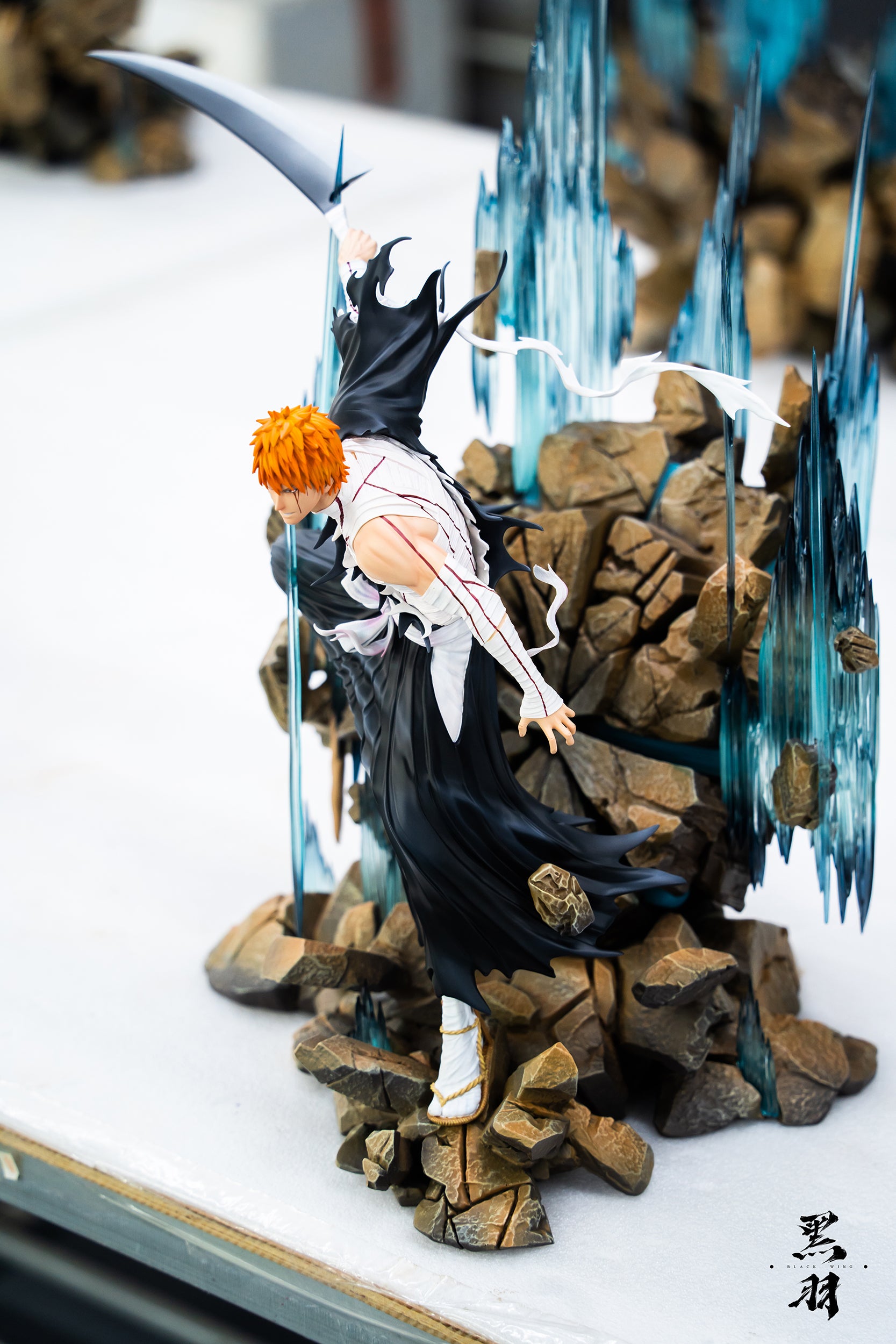 Bleach BlackWing Studio Kurosaki Ichigo Resin Statue – ClubHouse Statues