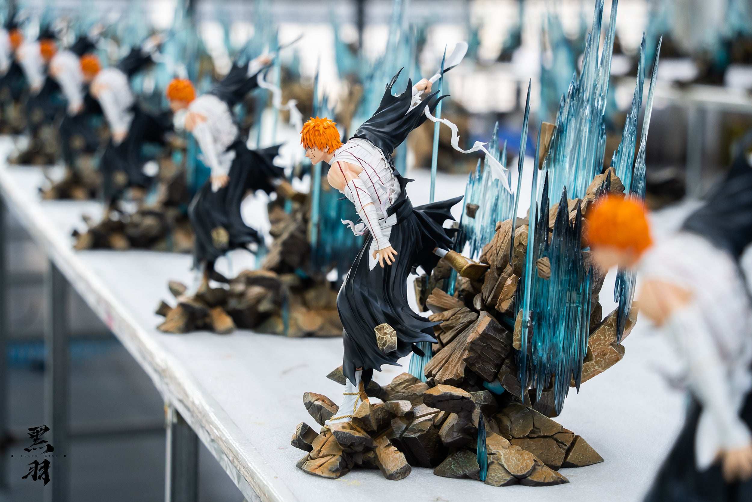 Bleach BlackWing Studio Kurosaki Ichigo Resin Statue – ClubHouse Statues