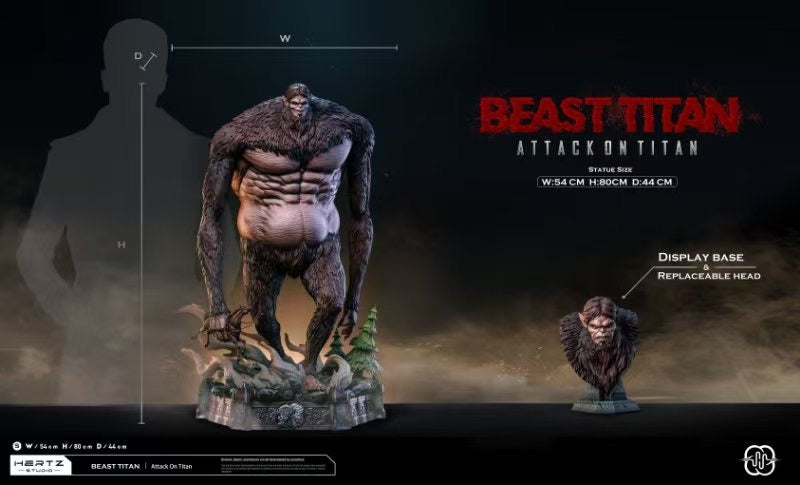 Attack on Titan Hertz Studio Beast Titan Resin Statue [PRE-ORDER]