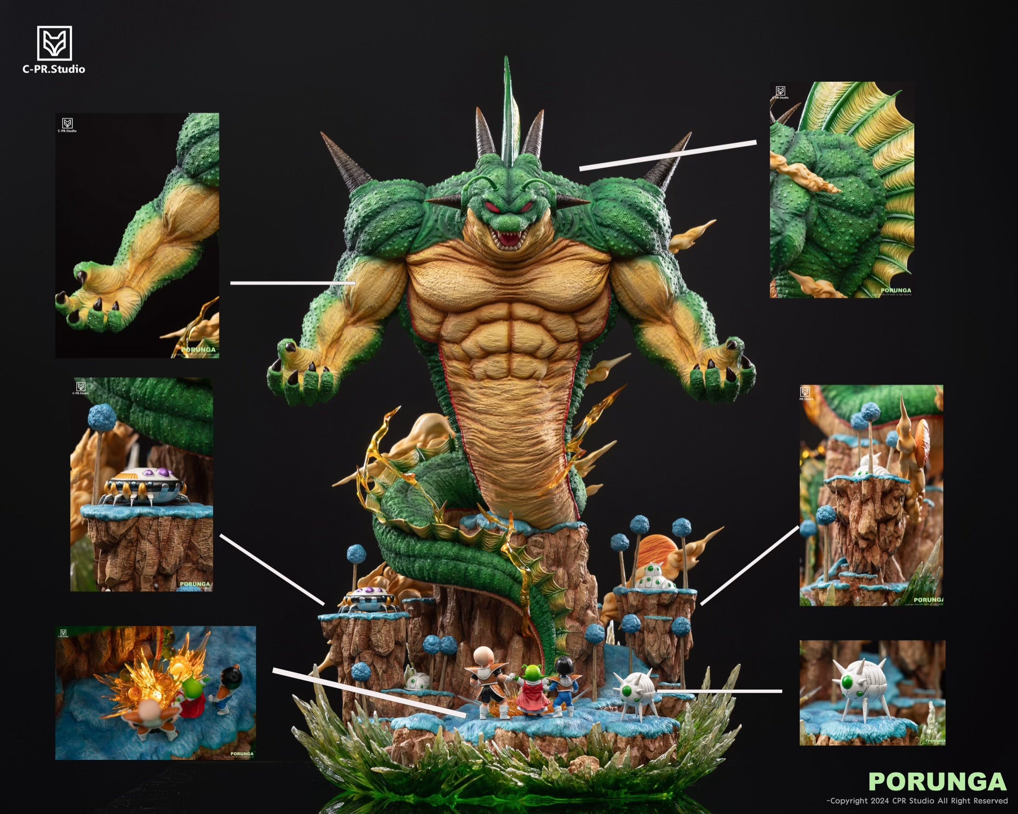 Dragon Ball CPR Studio Polunga Namek Shenron Invocation Resin Statue