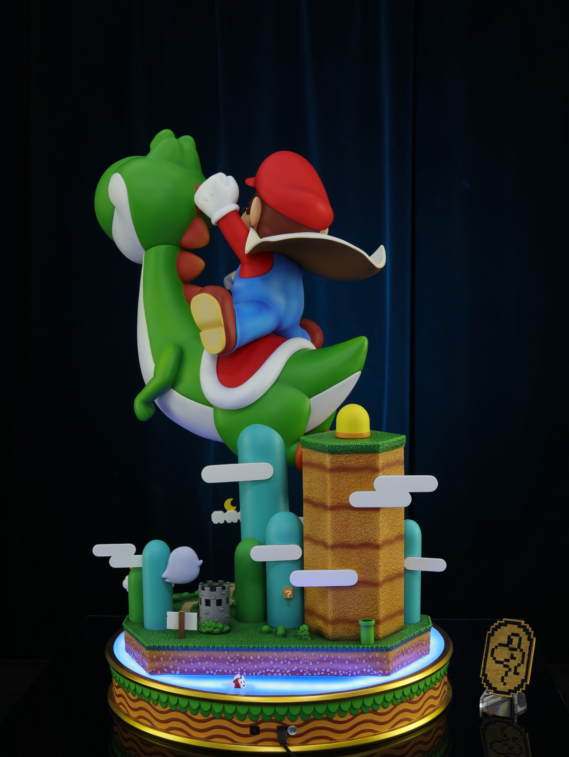 Super Mario Kintsukuroi Creations World Diorama Resin Statue ...