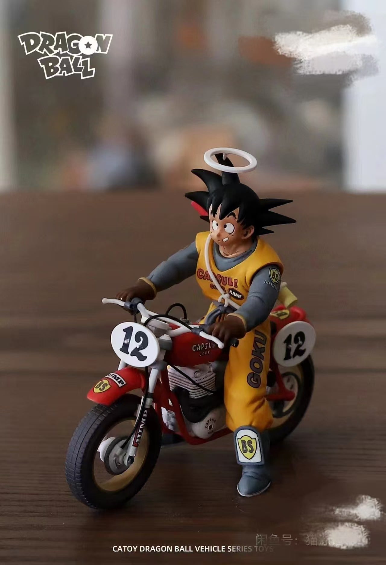 Dragon Ball LL Studio Goku Riding a Motorcycle Resin Statue [PRE-ORDER