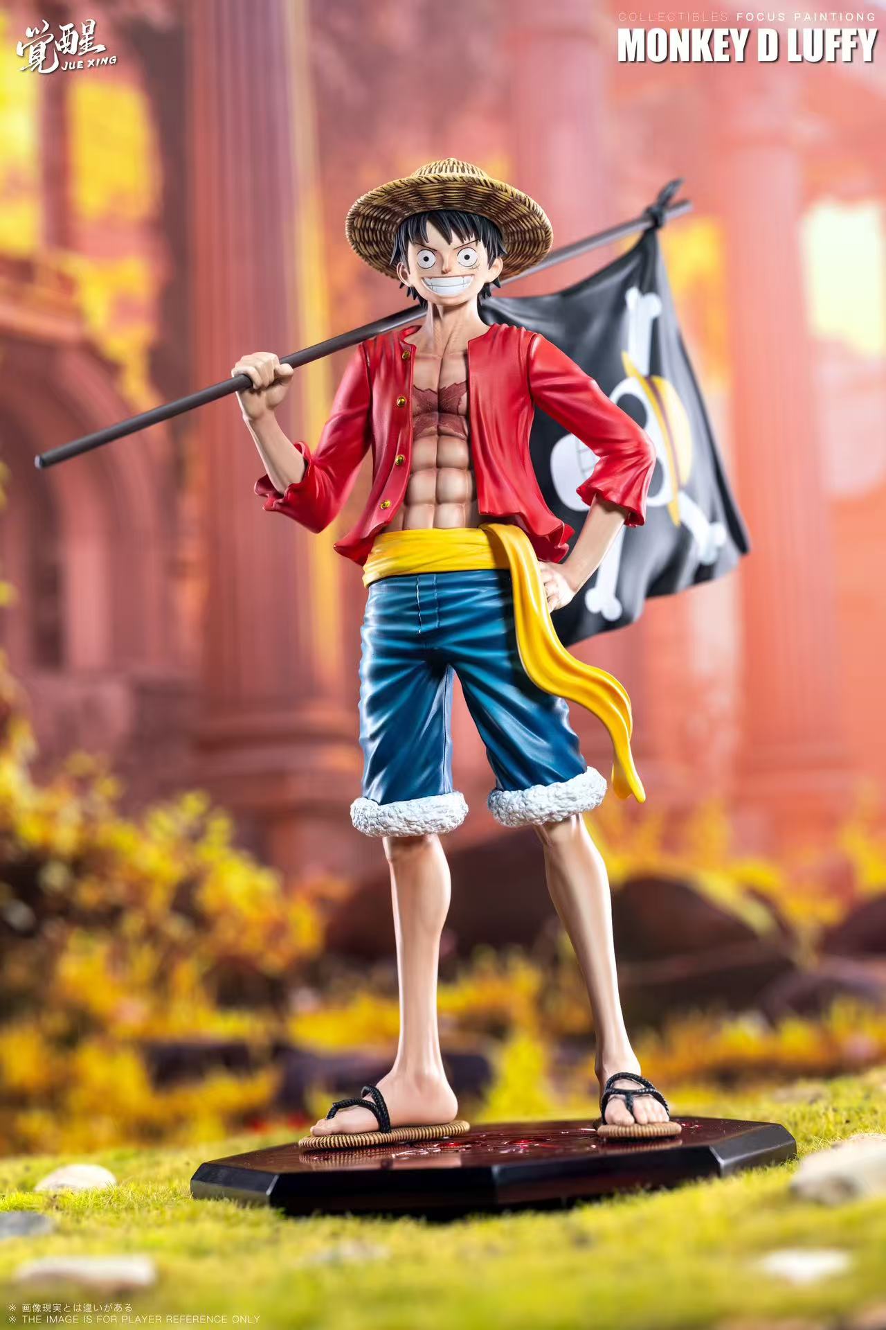 One Piece Jue Xing Studio Luffy Carrying the Flag Resin Statue ...