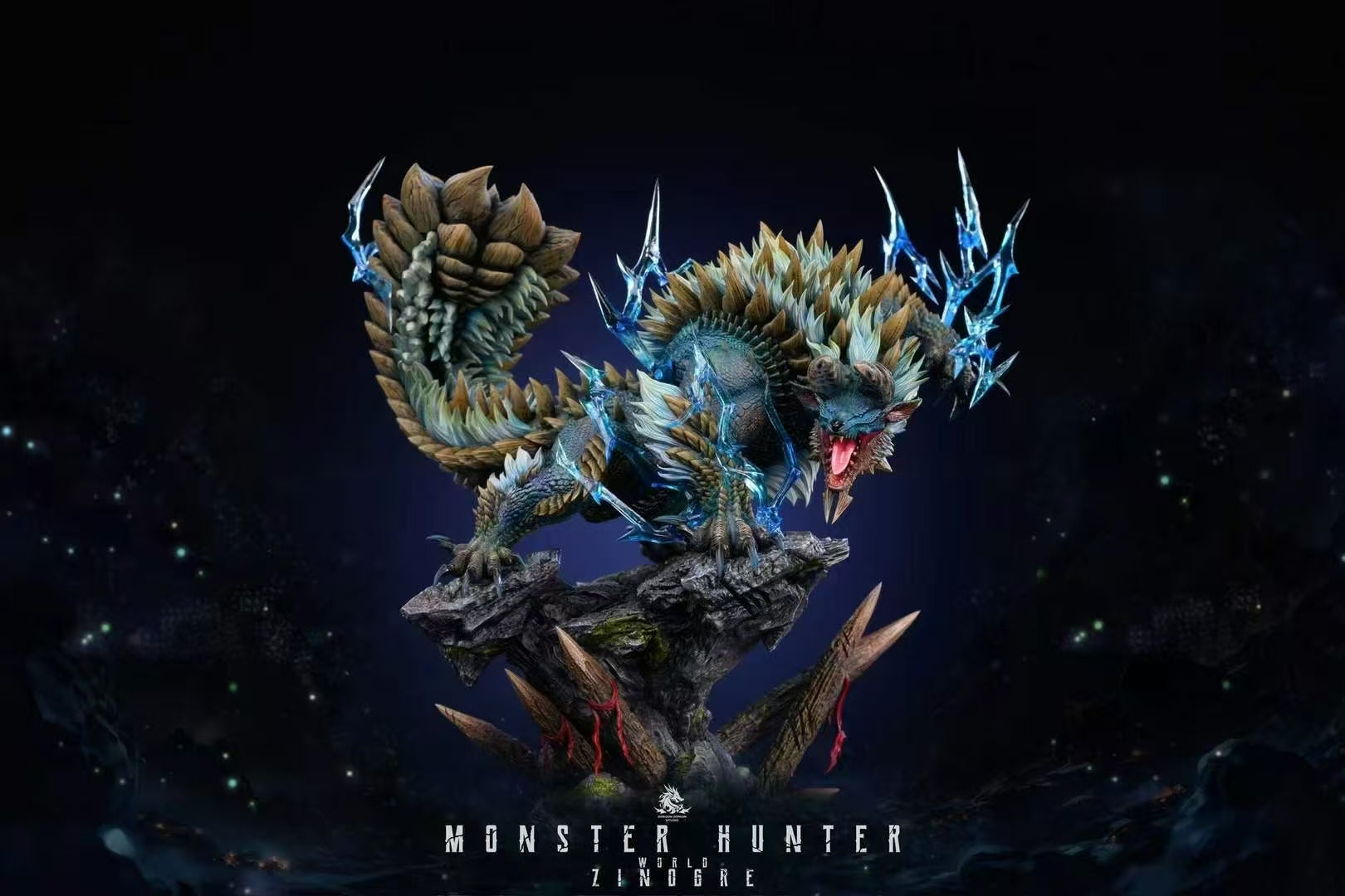 Monster Hunter Dragon Realm Studio Zinogre x Stygian Zinogre Resin Sta – ClubHouse Statues