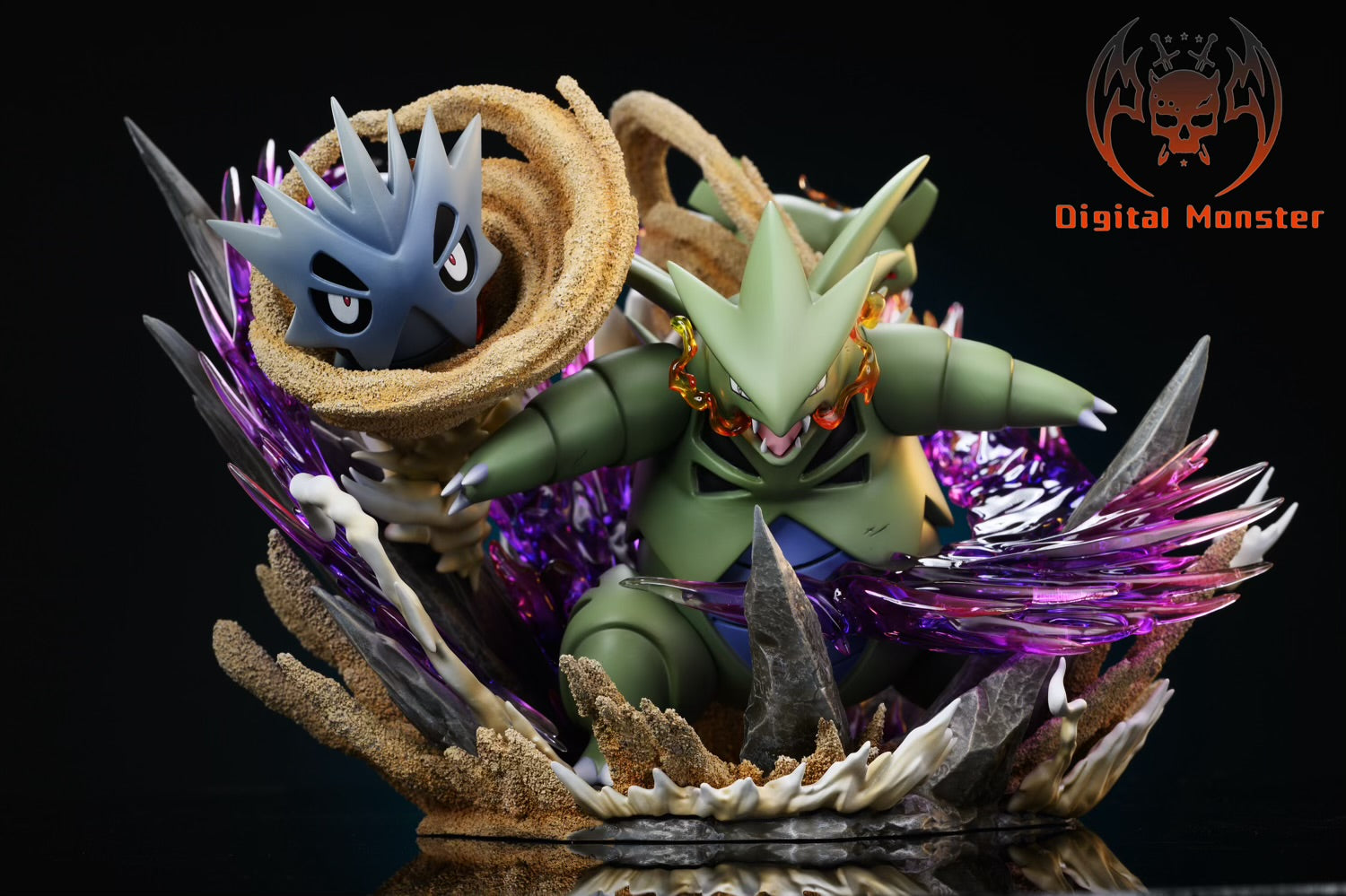 Pokemon Digital Monster Studio Tyranitar Resin Statue – ClubHouse Statues