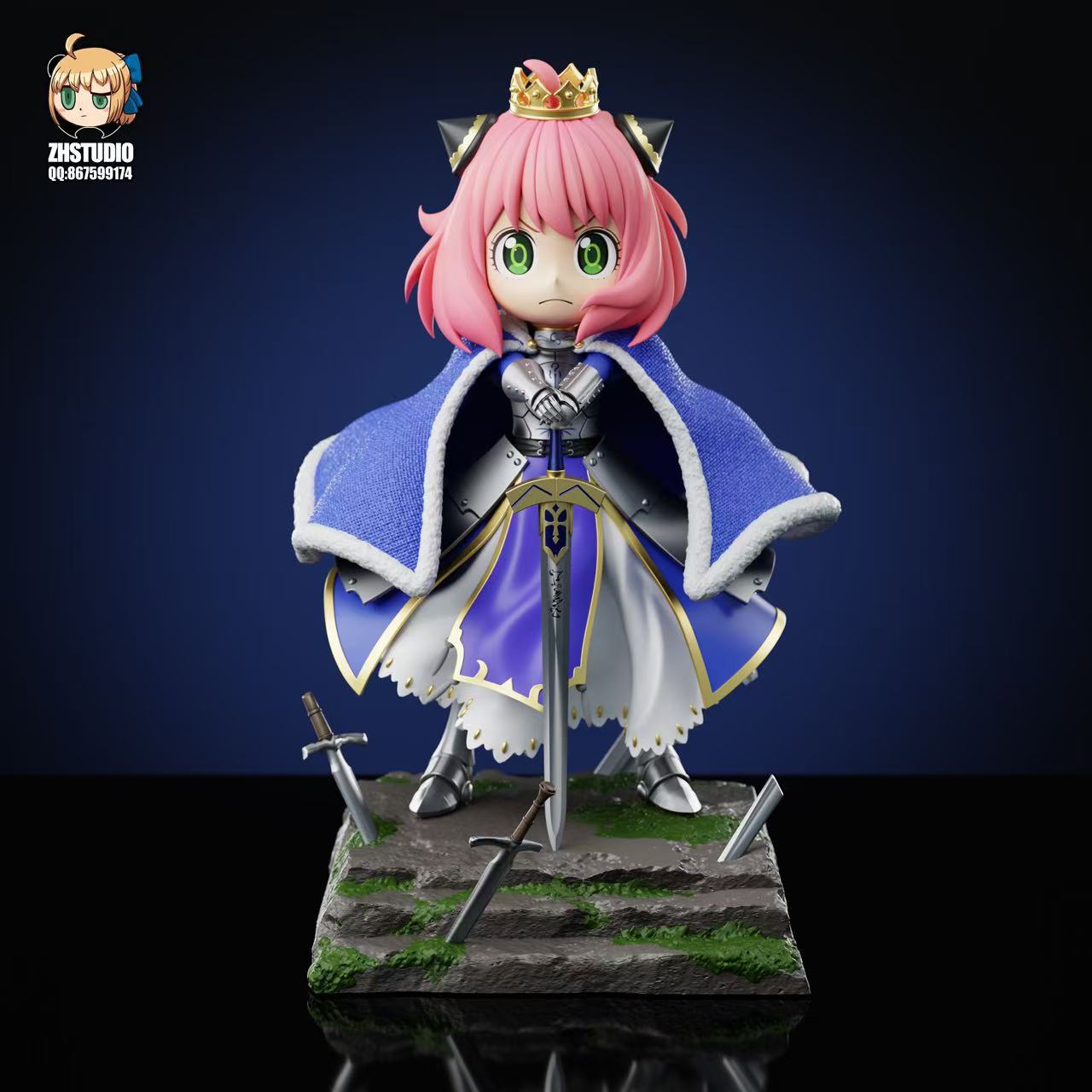 Spy x Family ZH Studio Anya COS Saber Resin Statue – ClubHouse Statues